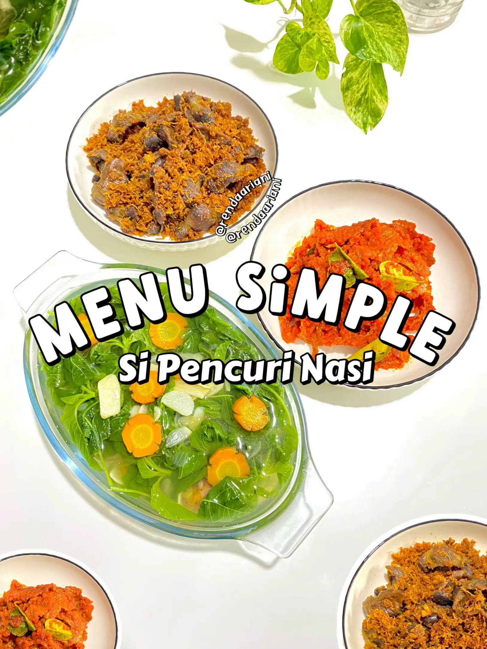 Awas Kehabisan Nasi⁉️⁉️ Menu Simple Si Pencuri Nasi | Renda Arianiが投稿した ...