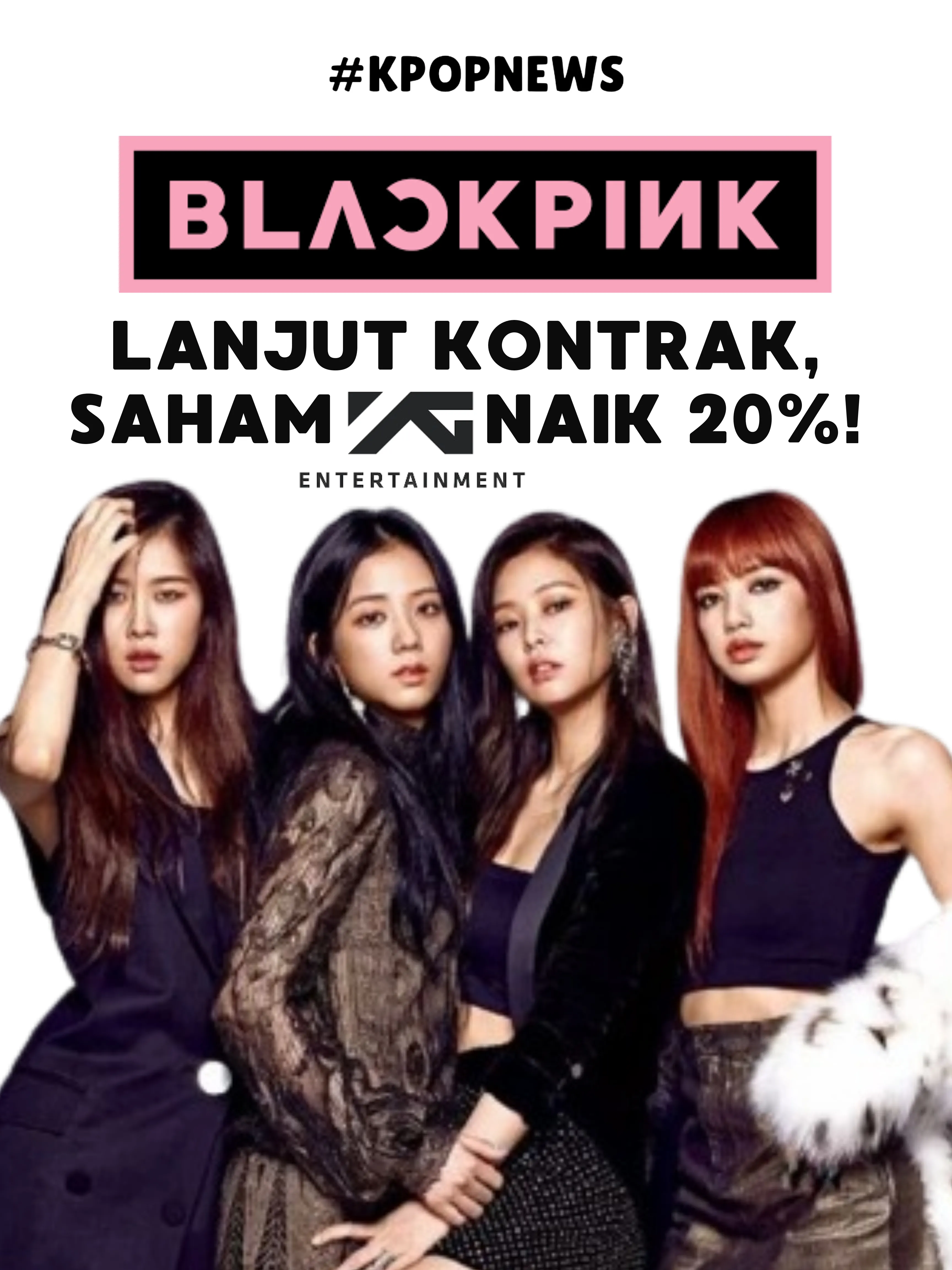 BLACKPINK LANJUT KONTRAK, SAHAM YG MELONJAK! | Galeri diposting oleh Nailah Faridah | Lemon8