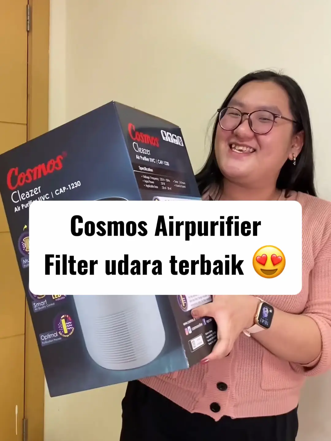 Pakai Airpufier Cosmos Juaranya Filter Udara | Video dipublikasikan ...