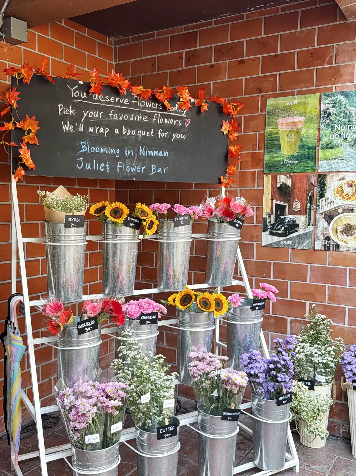 JULIET.cnx คาเฟ่ดอกไม้ นิมมาน เชียงใหม่💐 | แกลเลอรีที่โพสต์โดย nextnext | Lemon8