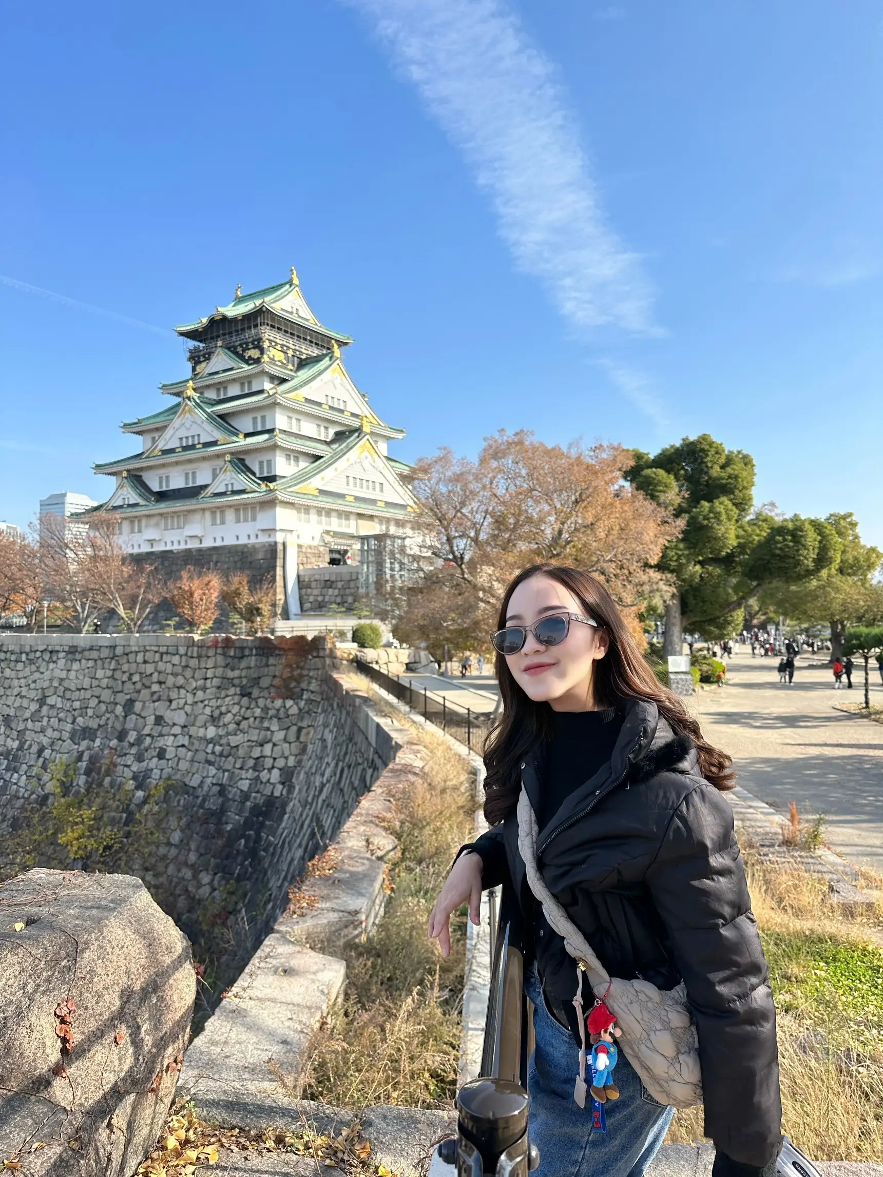 มุมถ่ายรูปปังๆที่ Osaka castle 🏯 | แกลเลอรีที่โพสต์โดย Ploypailin ♡ | Lemon8