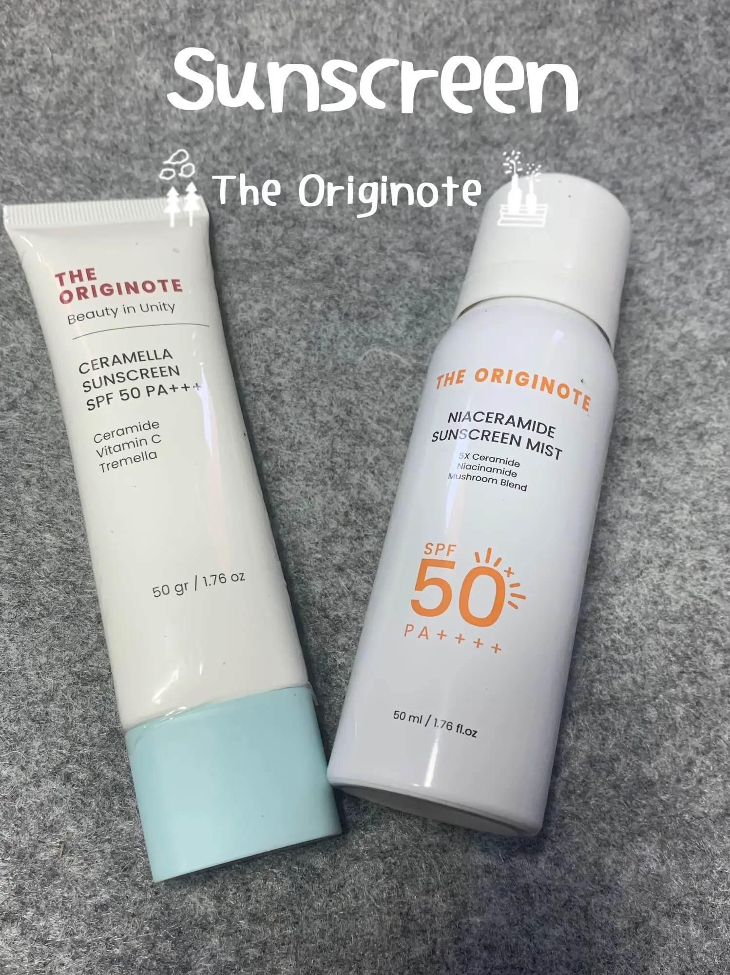SUNSCREEN THE ORIGINOTE CREAM&SPRAY!! | Galeri diposting oleh Secret🧚🏻 ...
