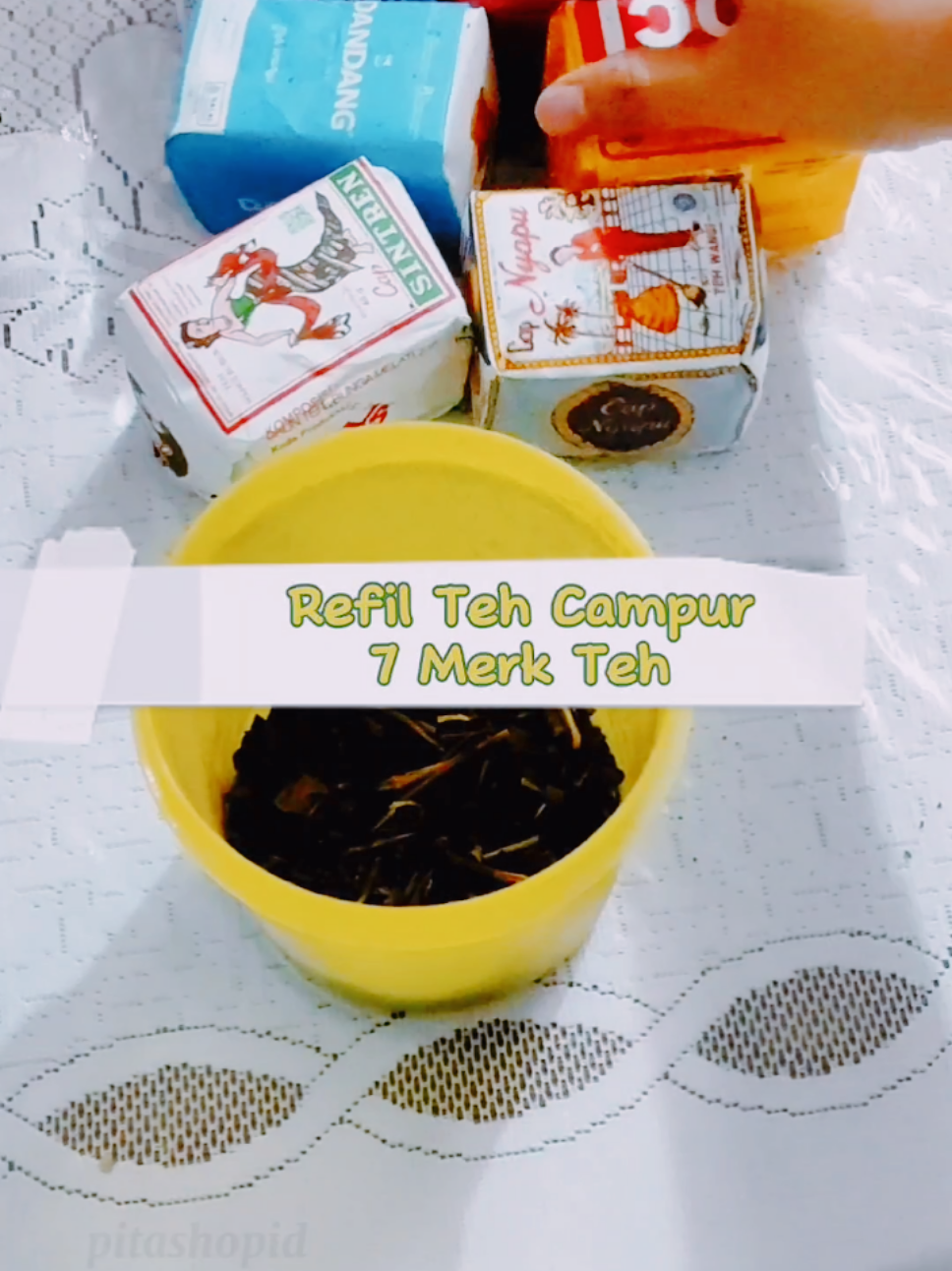 Racikan Teh 7 Merk Teh | Video dipublikasikan oleh novita mahiroh | Lemon8