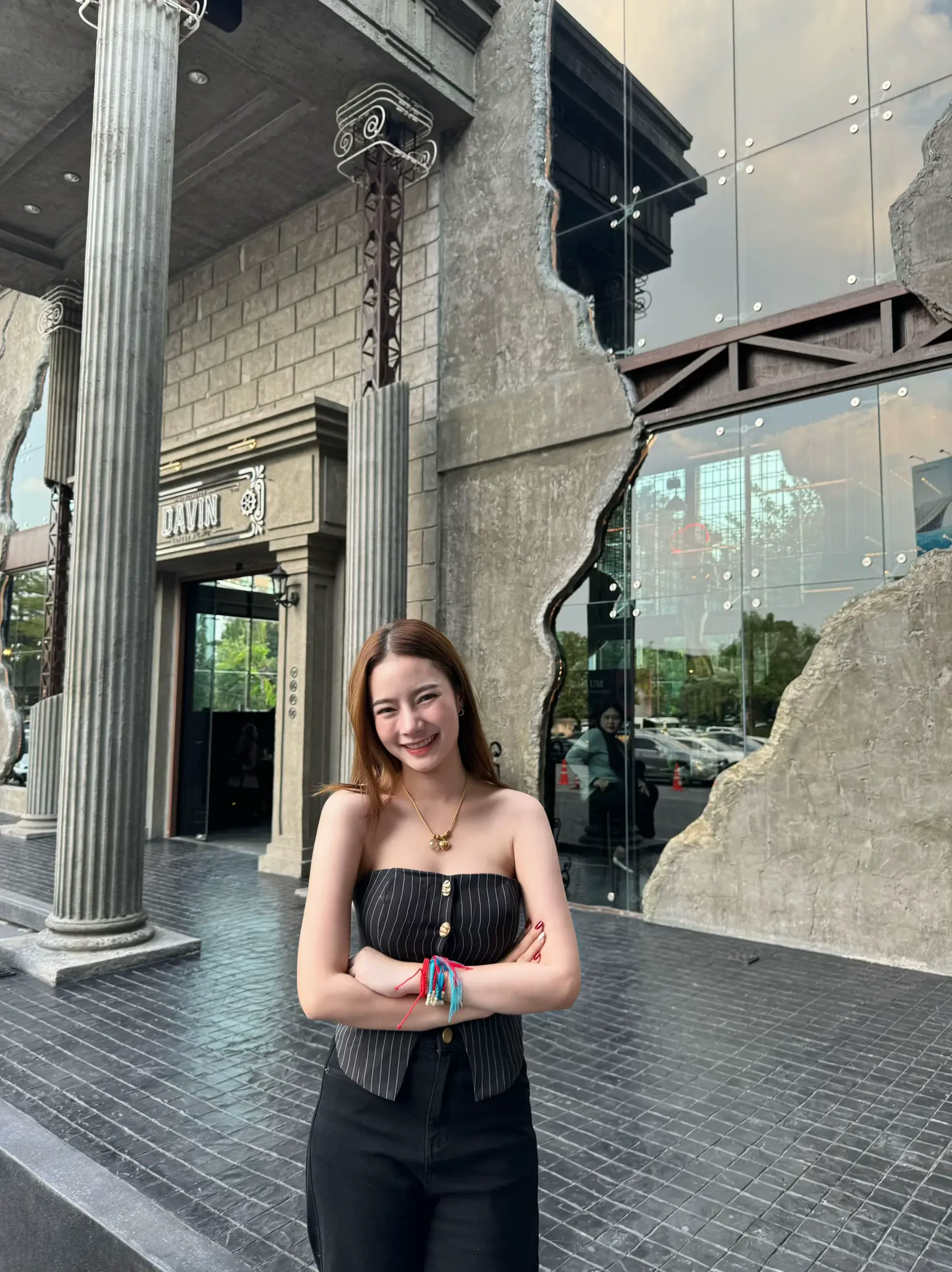 คาเฟ่กรีกโรมัน Davin cafe | แกลเลอรีที่โพสต์โดย Busaraptc | Lemon8