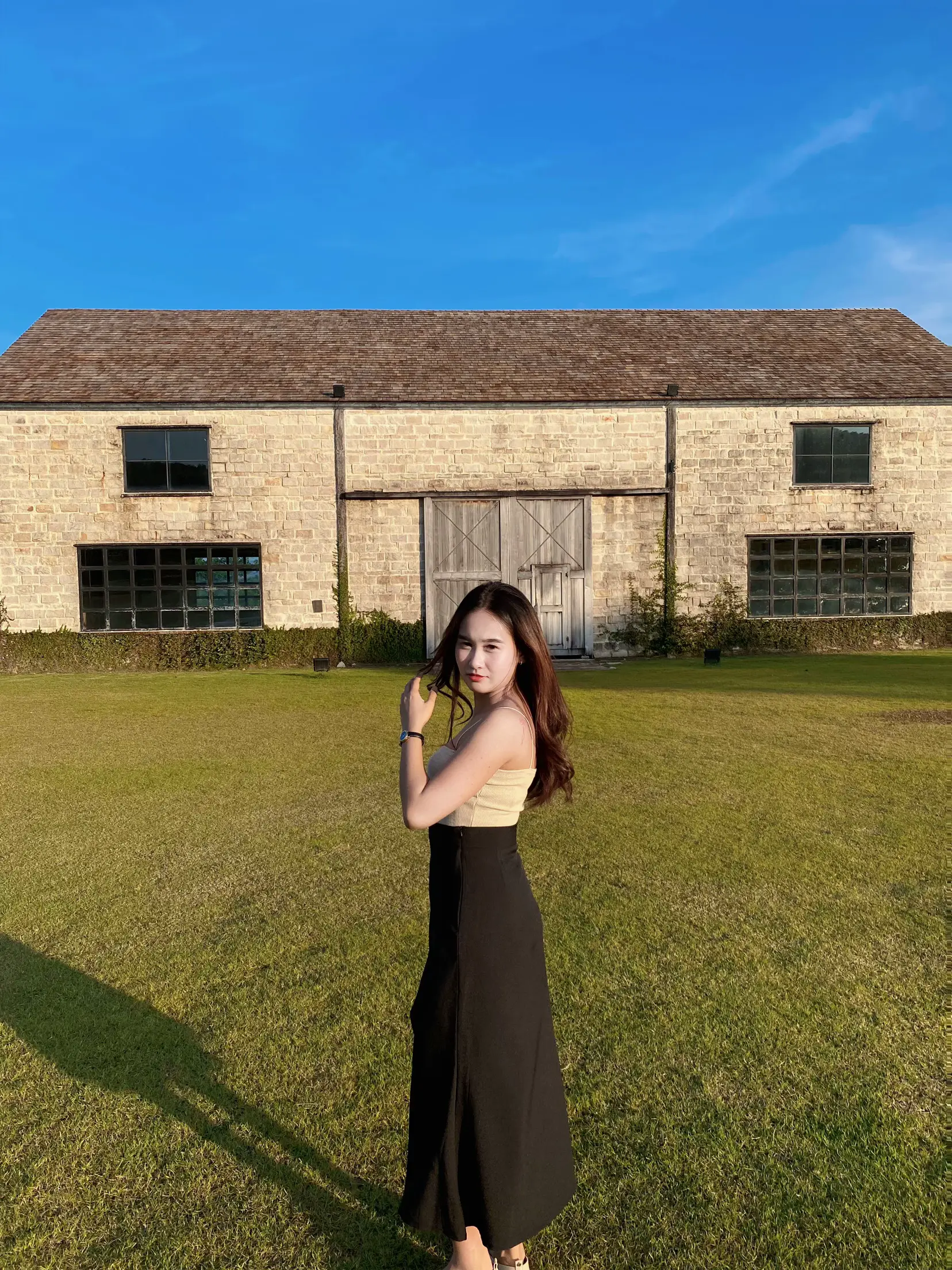 สาว 150 cm. ก็ใส่กระโปรงยาวได้นะ | แกลเลอรีที่โพสต์โดย FI Filmm | Lemon8