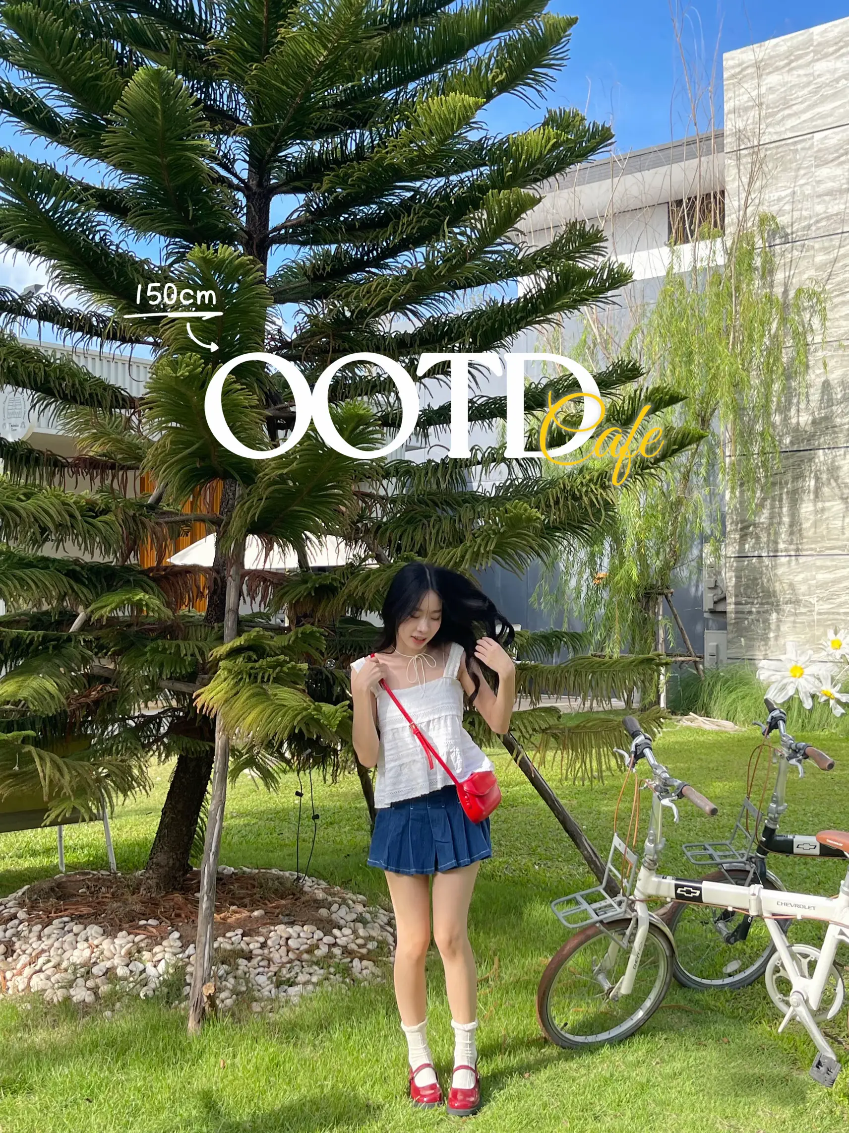 แต่งตัวไปคาเฟ่ฉบับสาว 150cm | แกลเลอรีที่โพสต์โดย May warit | Lemon8