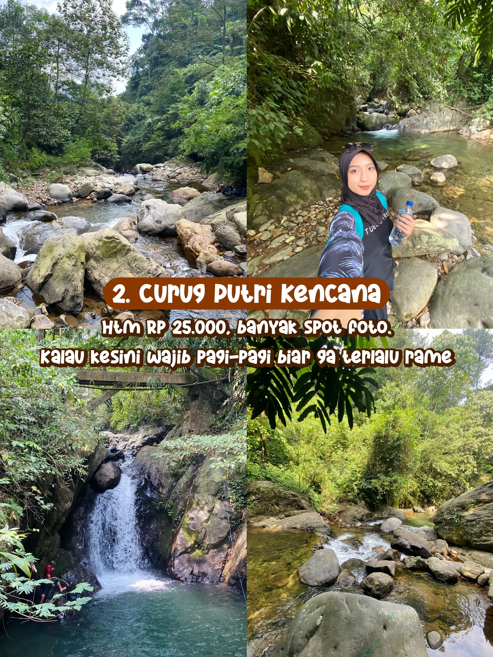 3 Rekomendasi Curug di Bogor | Galeri diposting oleh crystal suci | Lemon8