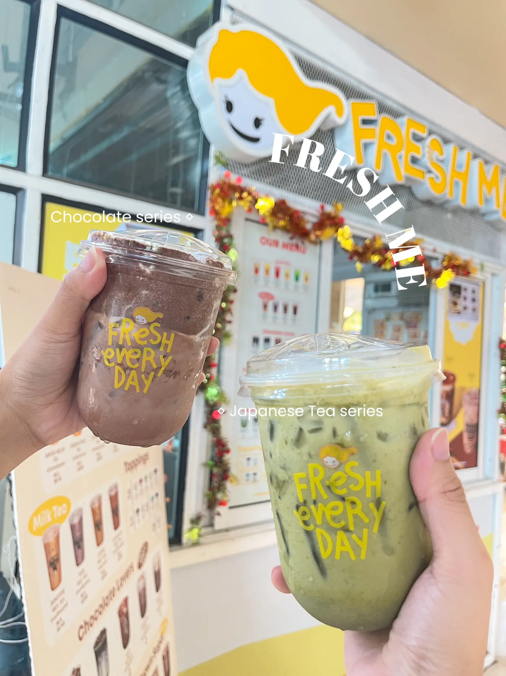 🥤⁕🖍เจอแล้วร้านชานมชาวสวนนัน | FRESH ME 🍋⭐️💛 | แกลเลอรีที่โพสต์โดย ...