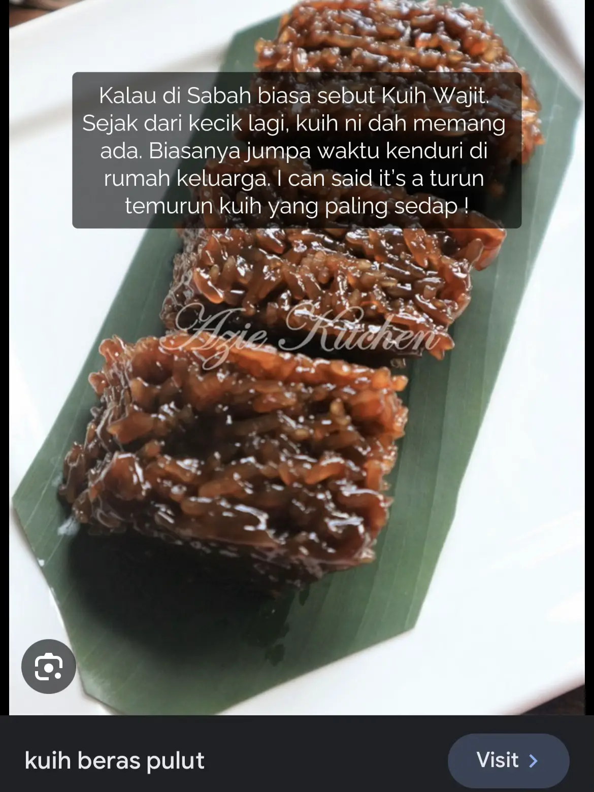 Kuih tradisional berasaskan beras pulut, | Galeri disiarkan oleh Lia 👒 ...