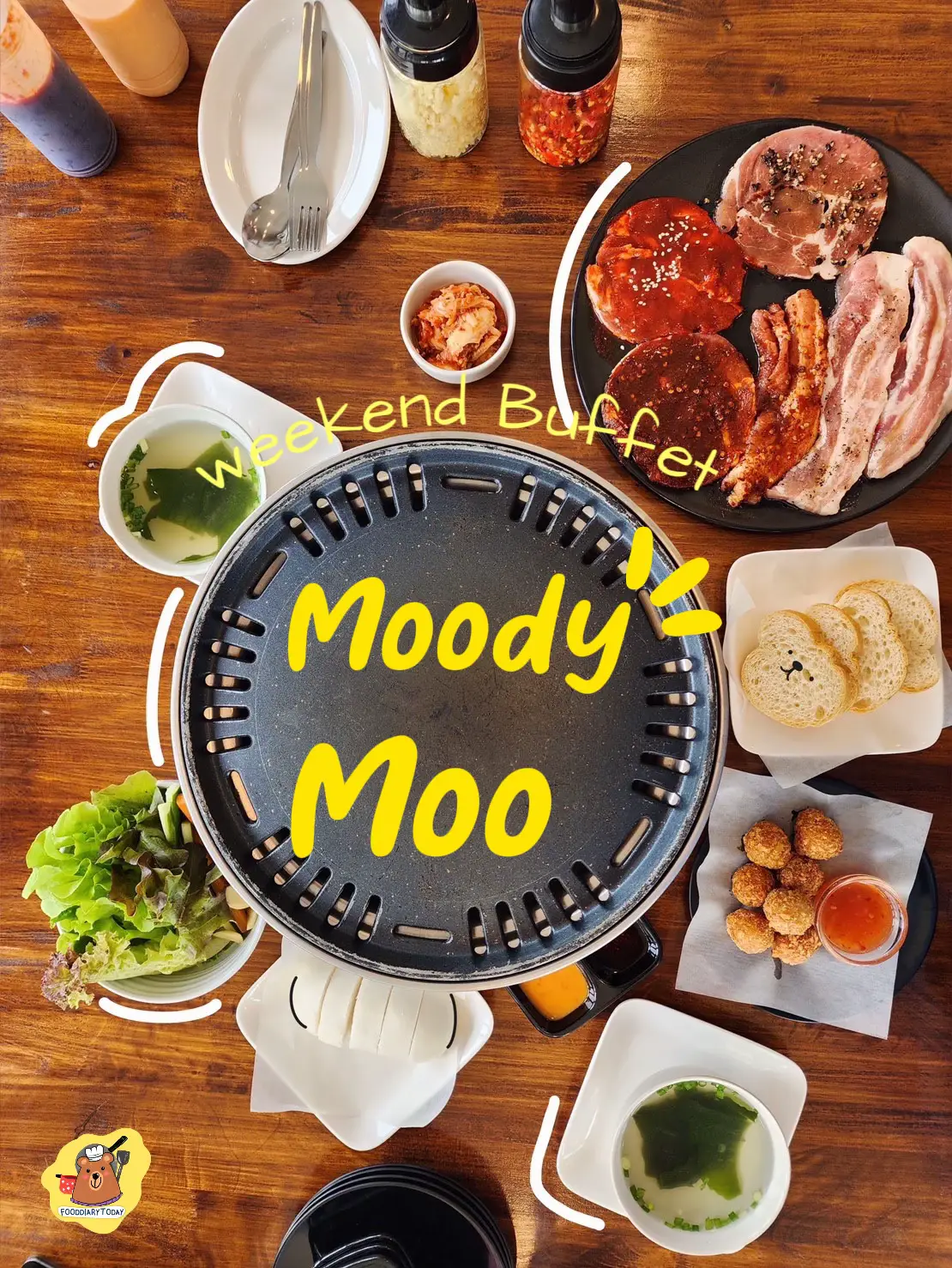 Moody Moo🐽 ร้านหมูเกาหลีสุดCute ️ Weekend มีบุฟ399 บาท🥢 | แกลเลอรีที่ ...