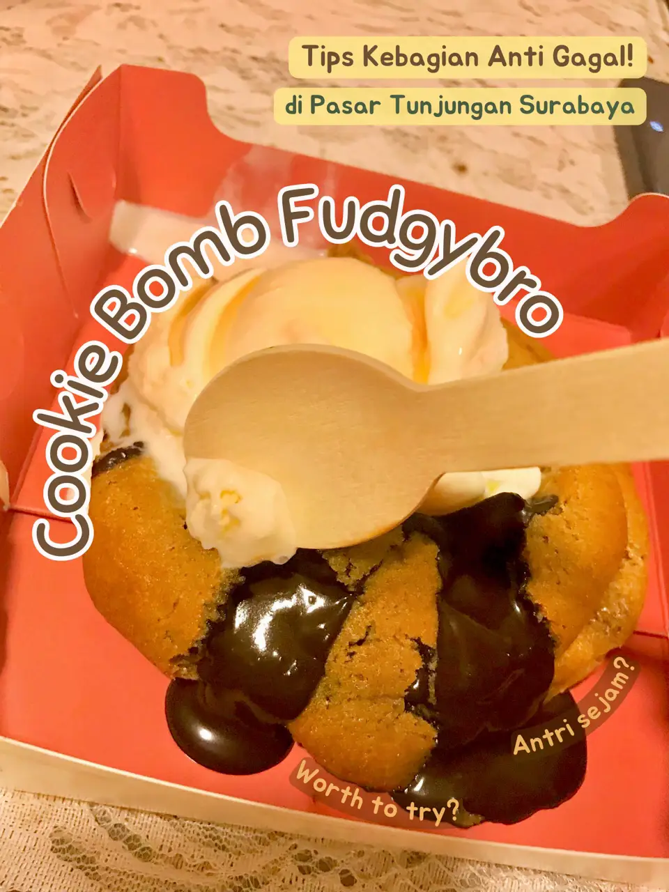 Cobain COOKIE BOM Viral di Surabaya! | Galeri diposting oleh Jalan Bareng | Lemon8