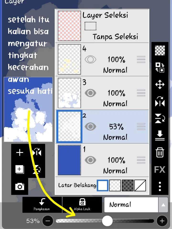 cara membuat awan menggunakan satu kuas aja | แกลเลอรีที่โพสต์โดย ...