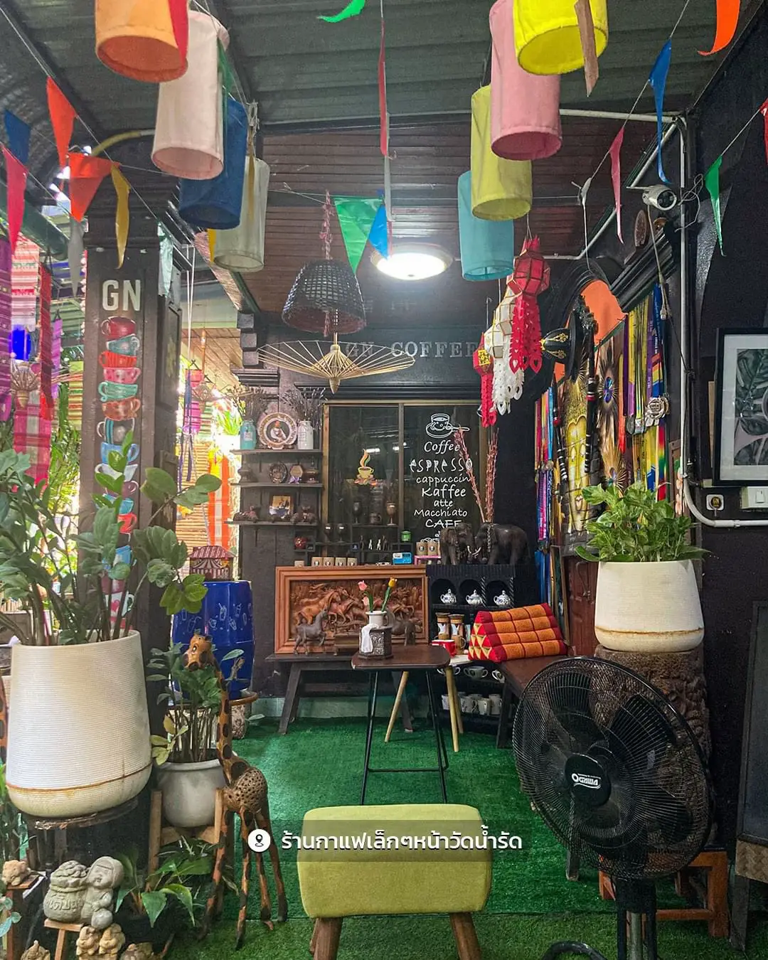 GN Coffee Mon. Spreadは、水帯寺の前にある小さなコーヒーショップです。 | GNCoffee จ.แพร่が投稿したフォトブック | Lemon8