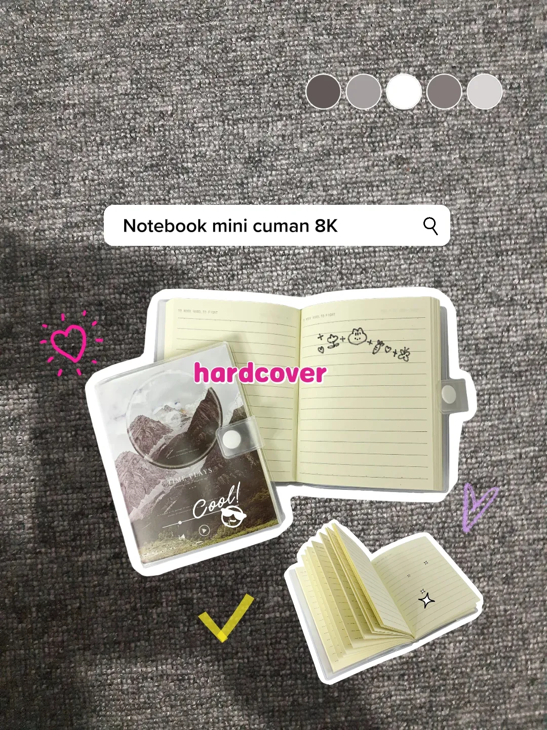Notebook mini cuman 8K | แกลเลอรีที่โพสต์โดย studio.en | Lemon8