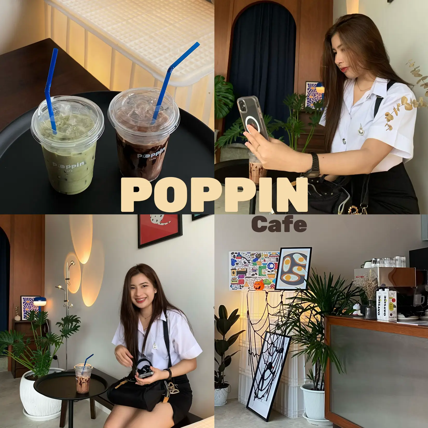 Poppin Cafe🥤 | แกลเลอรีที่โพสต์โดย Newreview | Lemon8