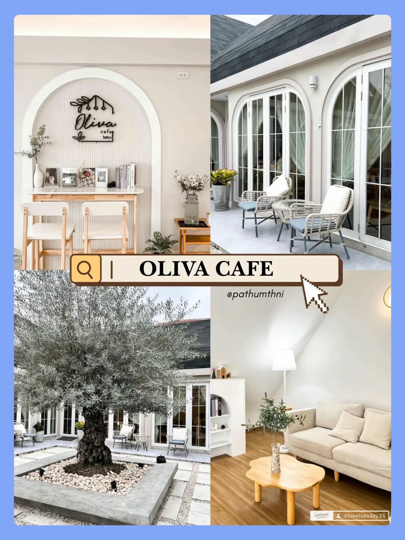 🌳 Oliva Cafe | คาเฟ่ย่านปทุมมธานี (📍ใกล้ฟิวเจอร์ปาร์ค) | แกลเลอรีที่โพสต์โดย Fhonmtp ·͜·♡ ꒱ | Lemon8