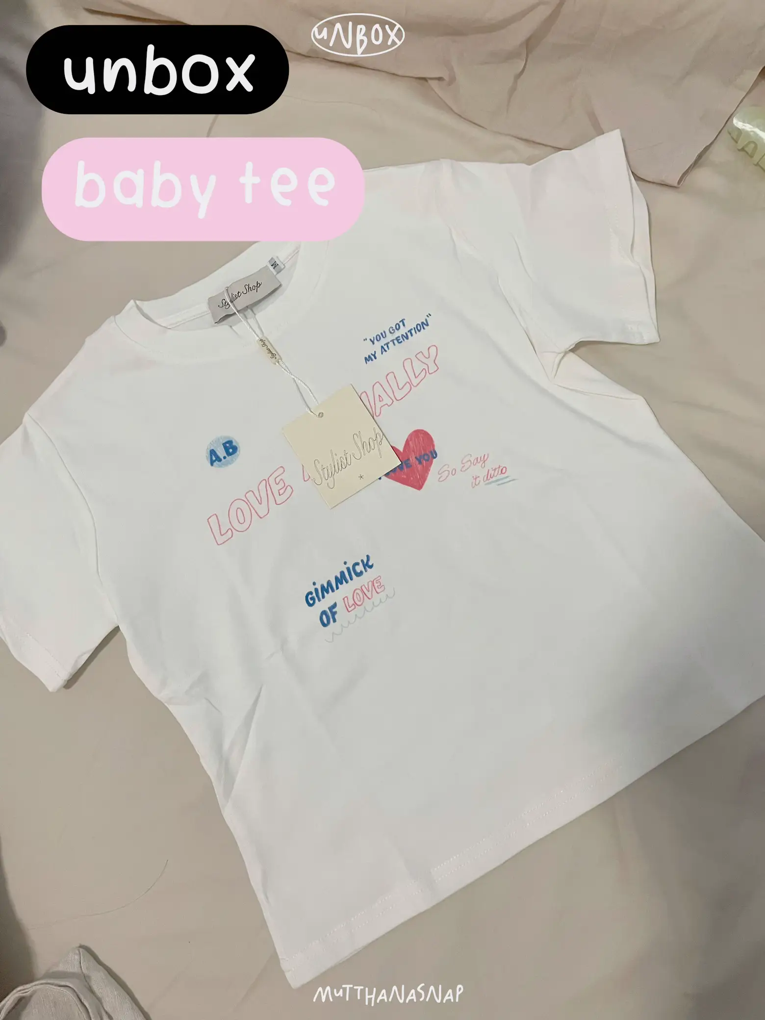 unbox baby tee favorite 💥💖 | Gallery posted by mutthanasnap | Lemon8