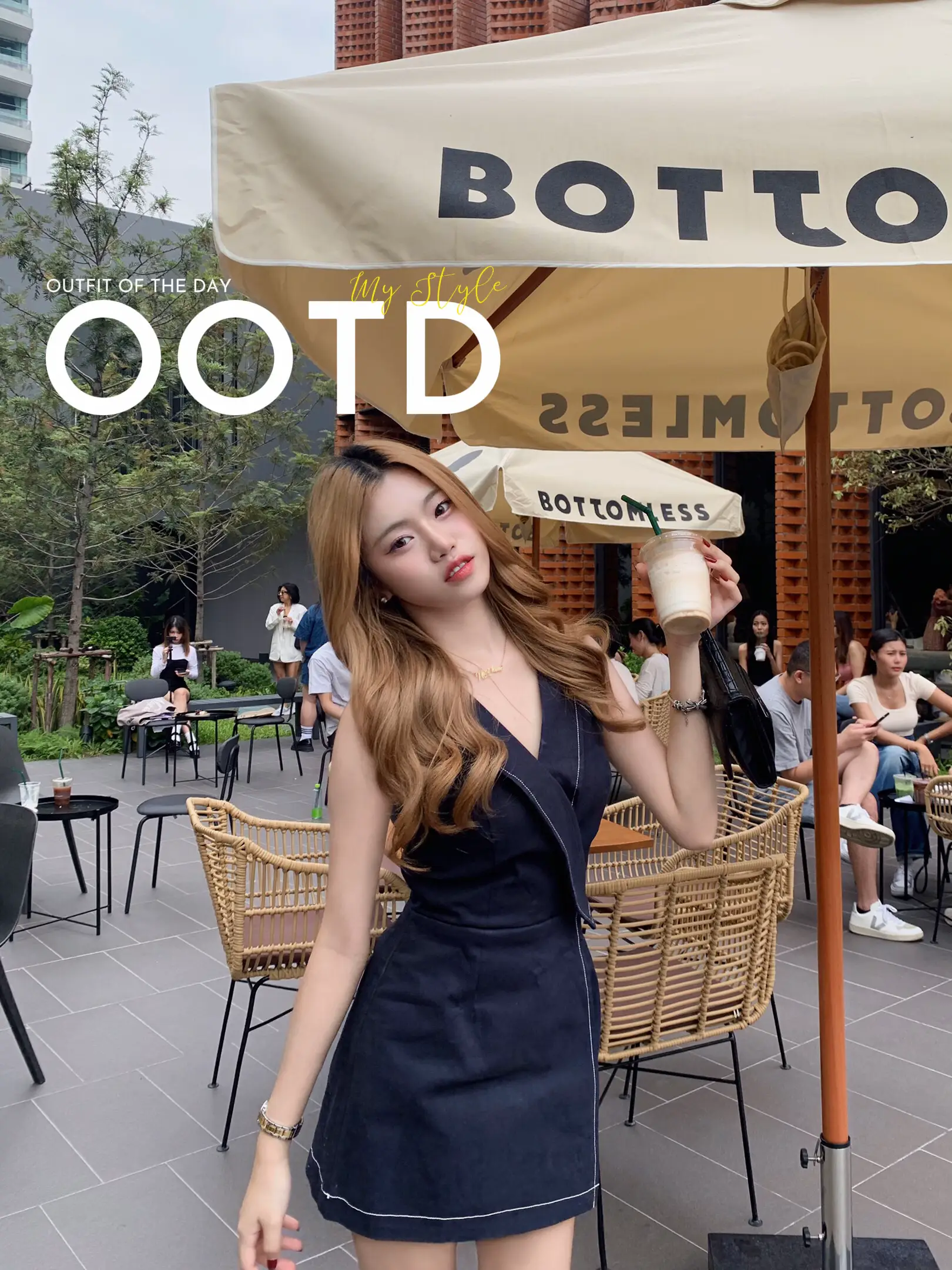 OOTD cafe look and post ideas☕️🧋 | แกลเลอรีที่โพสต์โดย Noeihom💋 | Lemon8