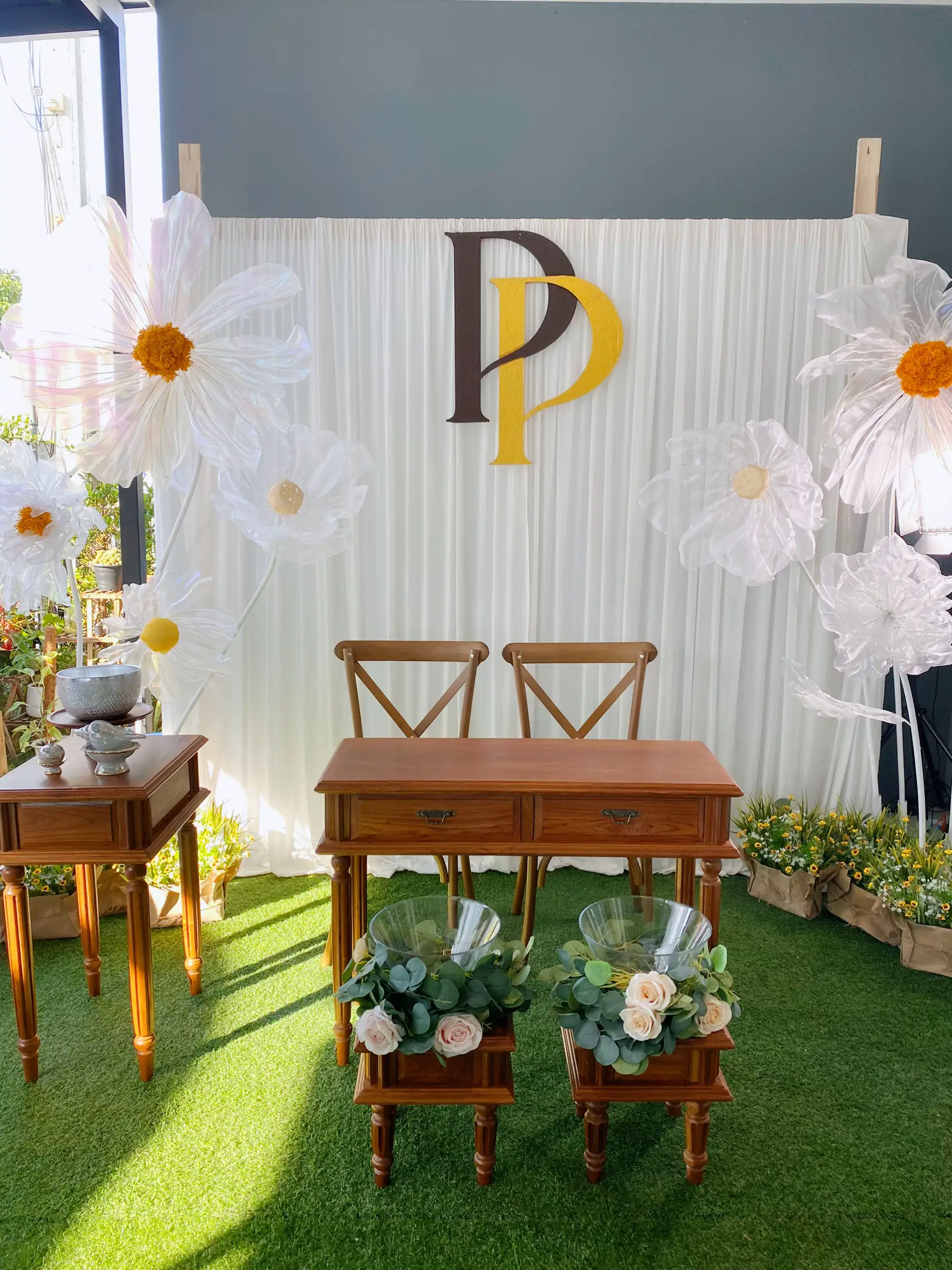 ทำ Back Drop งานแต่งมินิมอล ด้วยตัวเอง | แกลเลอรีที่โพสต์โดย Flukez ...