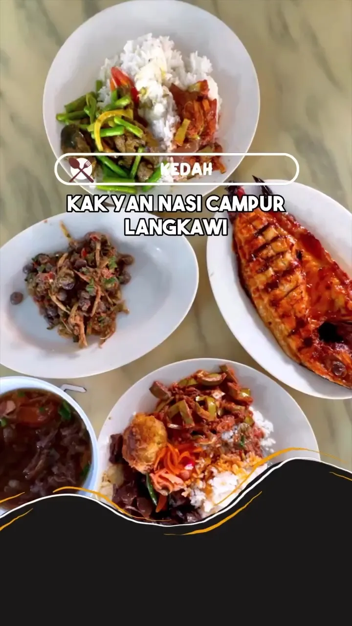 Kedah : Kak Yan Nasi Campur Langkawi | Video diterbitkan oleh MY Jejak Rasa | Lemon8
