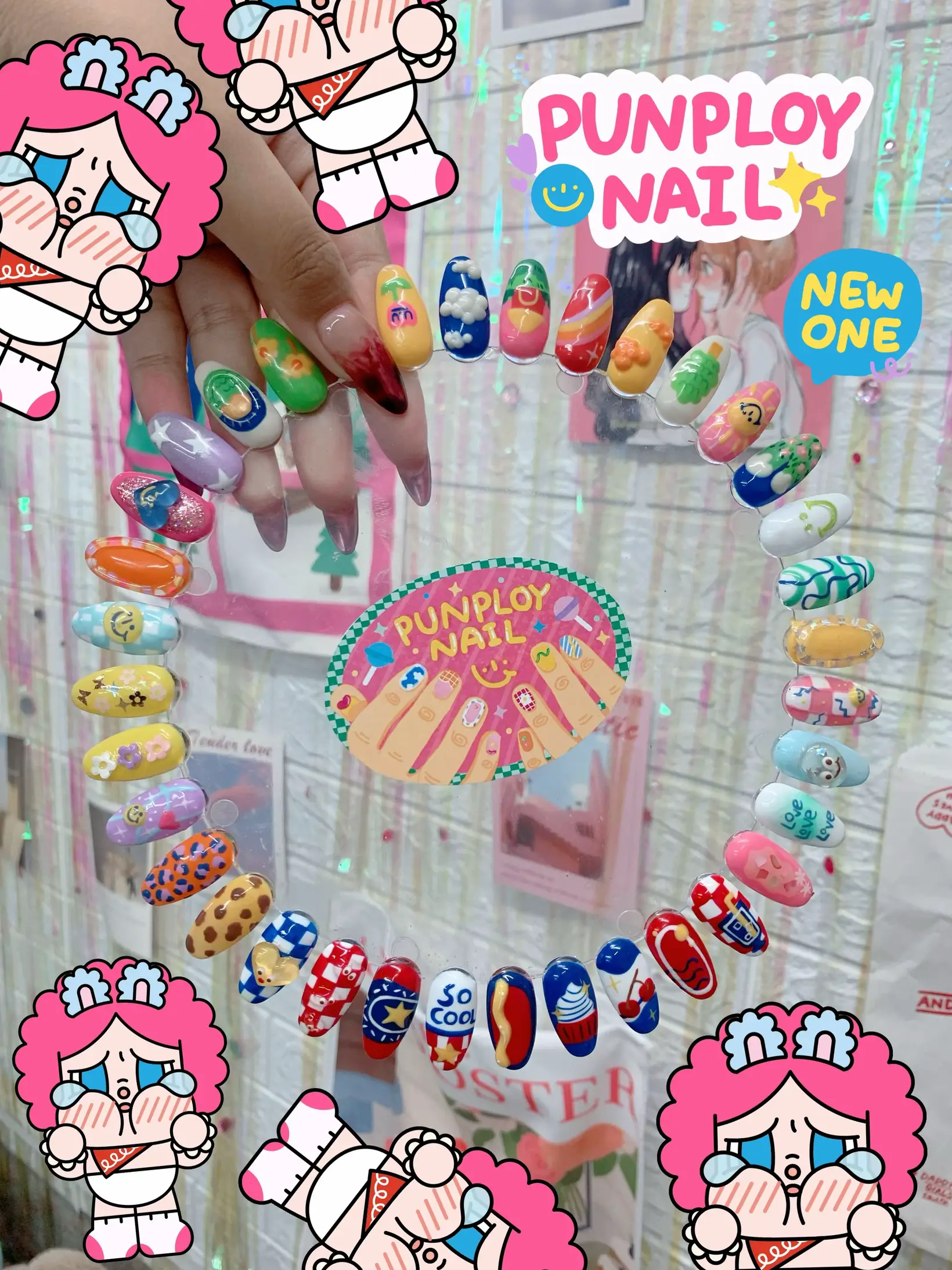 🧚🏻‍♀️ My nail design 🎀💅🏻🫶🏻 | Gallery posted by PUNPLOY 🦕 | Lemon8