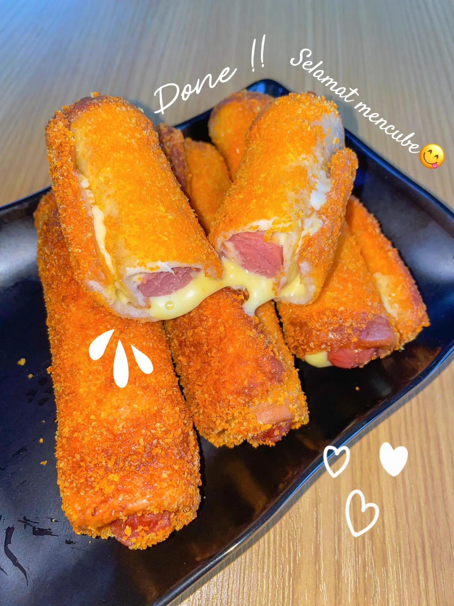 Roti sosej cheese roll 💛🧡 | Gallery posted by 𝓝𝓛𝓜𝓩 | Lemon8