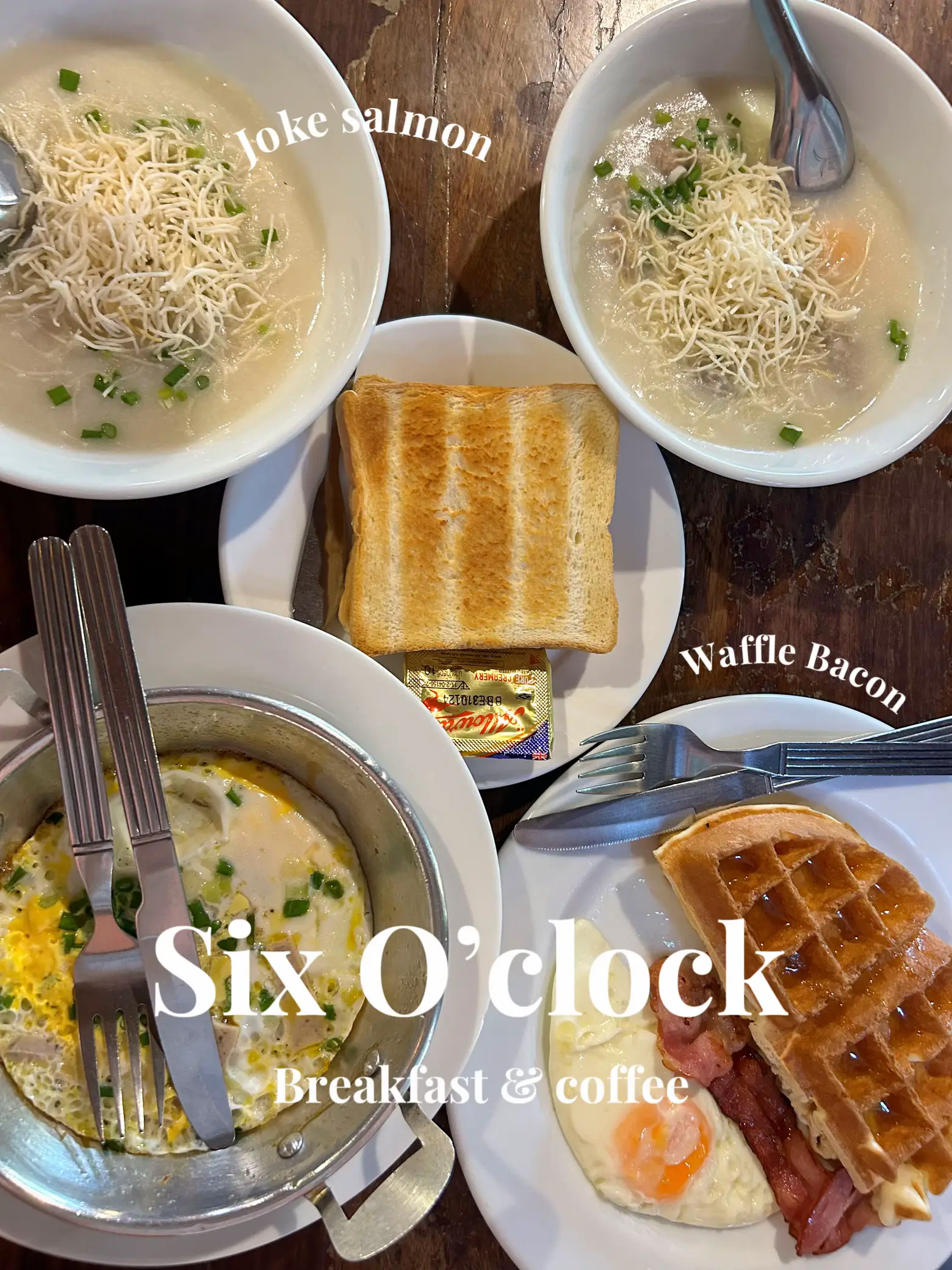 Six O’clock breakfast &coffee☕️🧇 | แกลเลอรีที่โพสต์โดย Bluehawii .f ...