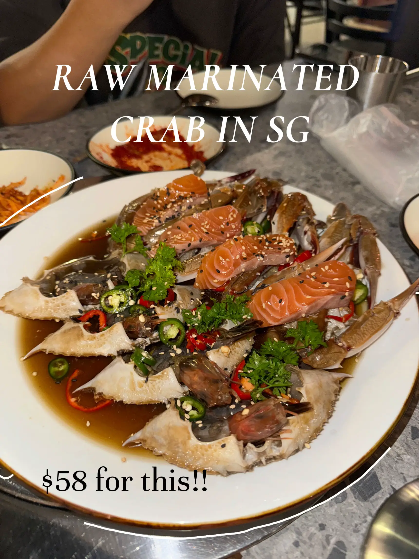 RAW MARINATED CRAB IN SG | Gallery posted by laura meg | Lemon8