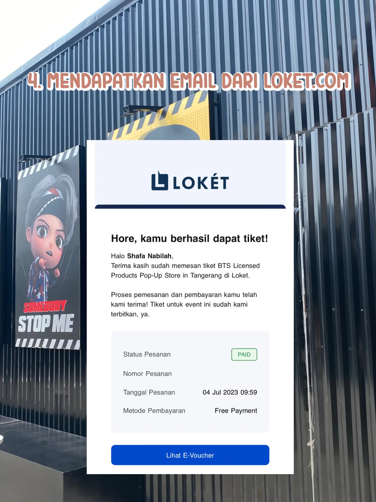 Tutorial: Masuk ke BTS Licensed Pop Up Store🛒🎟️ | Galeri diposting oleh shafanabilah | Lemon8