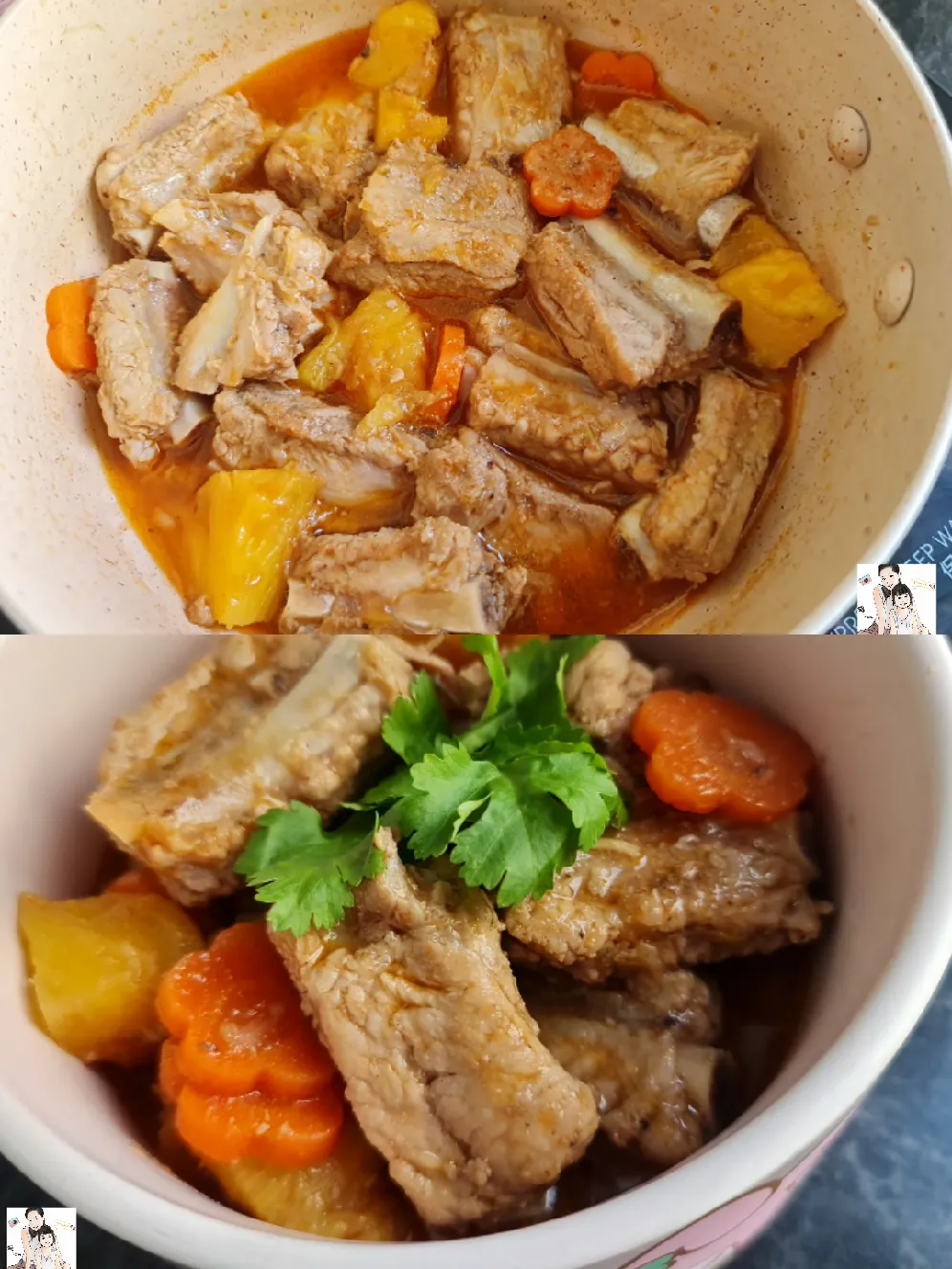 เมนูแม่ลูก 'ซี่โครงหมูตุ๋นสับปะรด'🐷🍍 | แกลเลอรีที่โพสต์โดย mu-ay | Lemon8