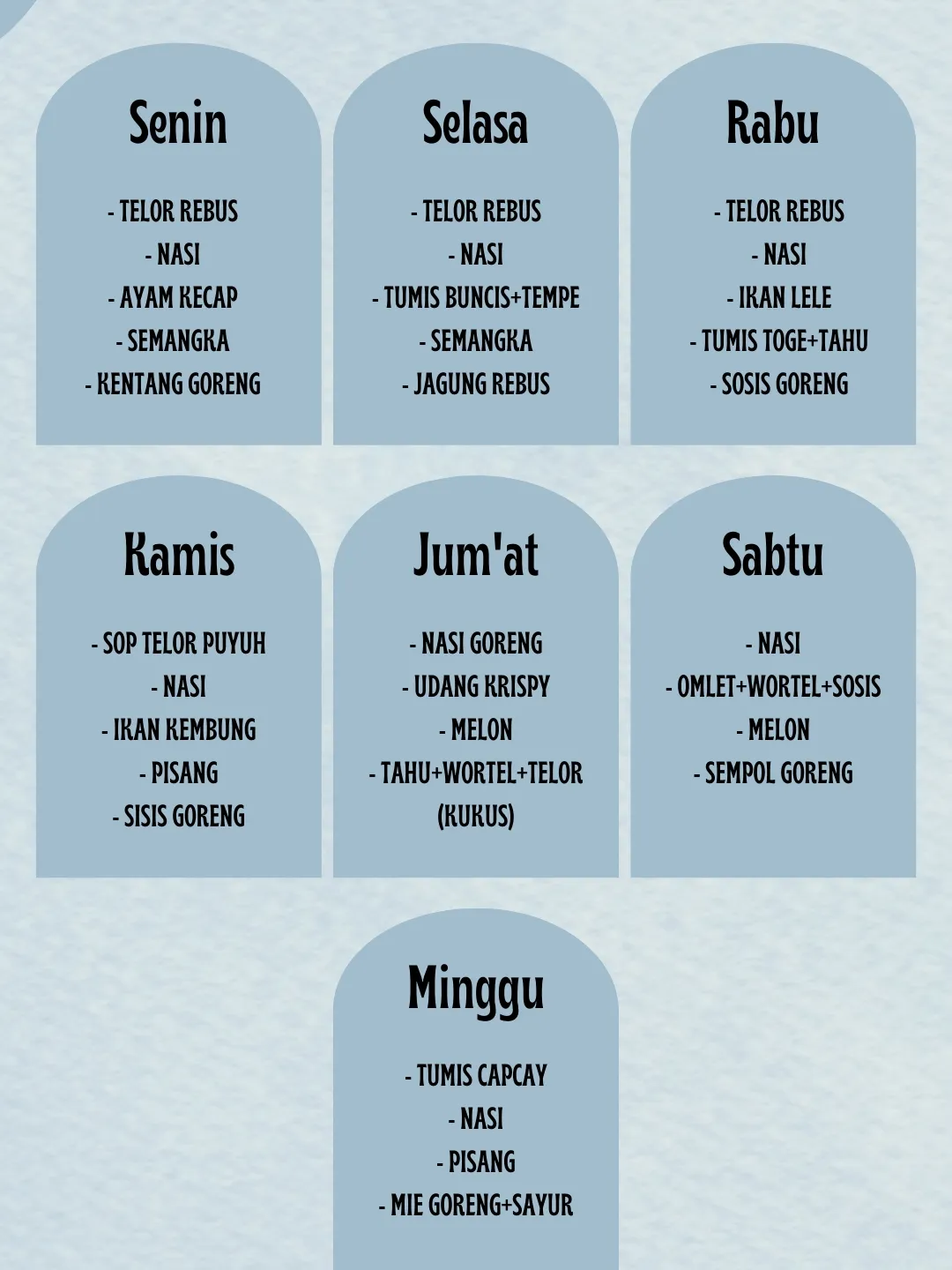 MENU MAKANAN ABANG DAN ADE | Galeri diposting oleh ummi zamim | Lemon8