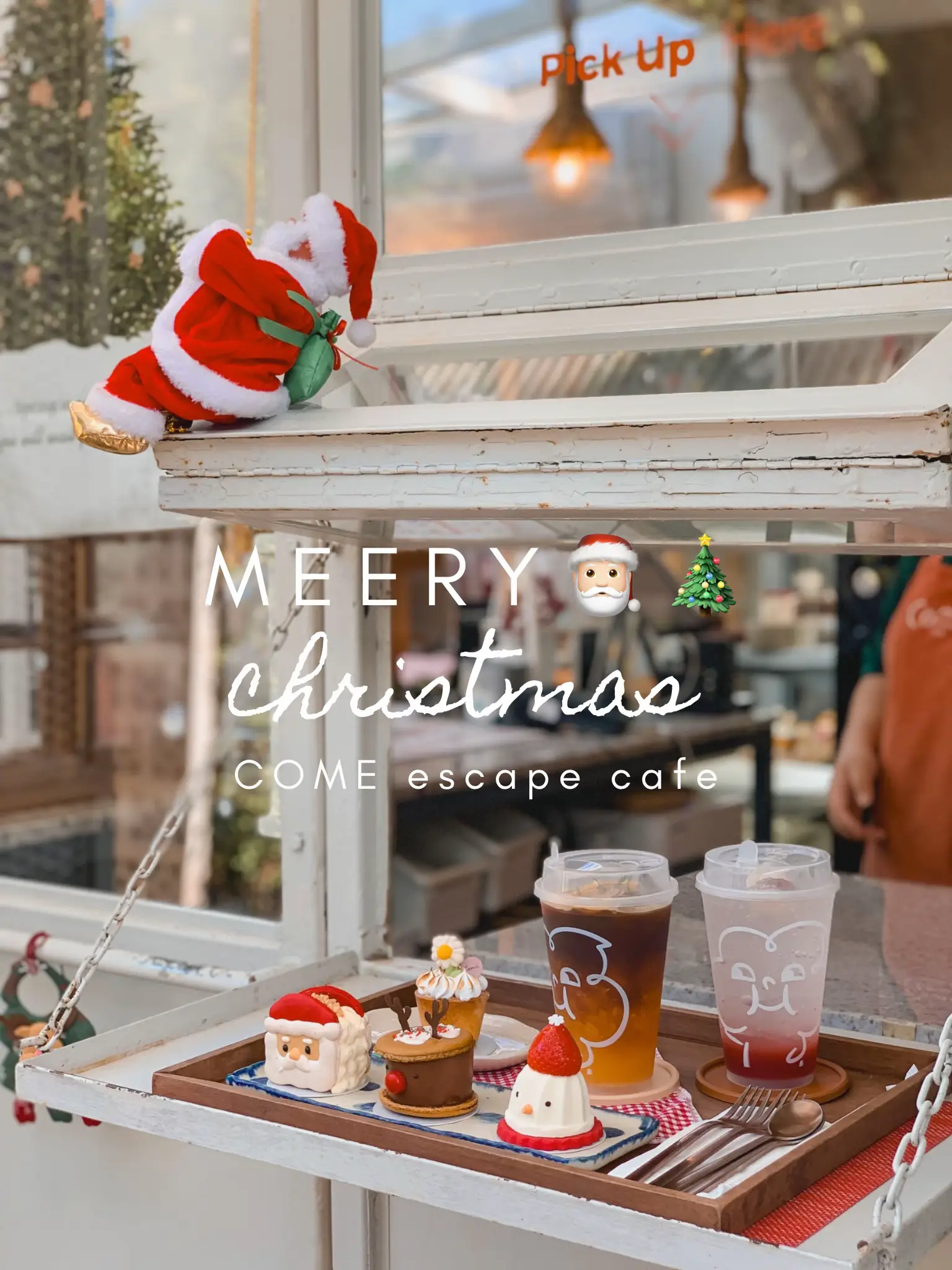 COME escape cafe 🎄☃️ ️🎅🏻 | แกลเลอรีที่โพสต์โดย Puifaikamon | Lemon8