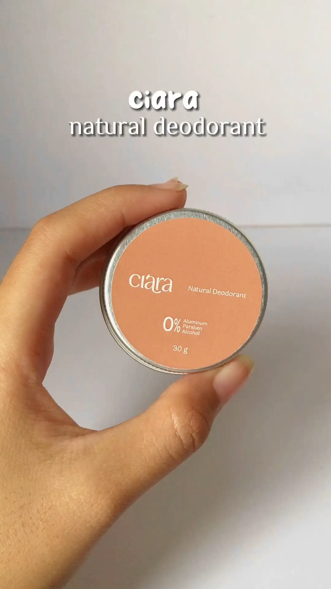 Ciara Natural Deodorant💫 | Video dipublikasikan oleh Haii | Lemon8