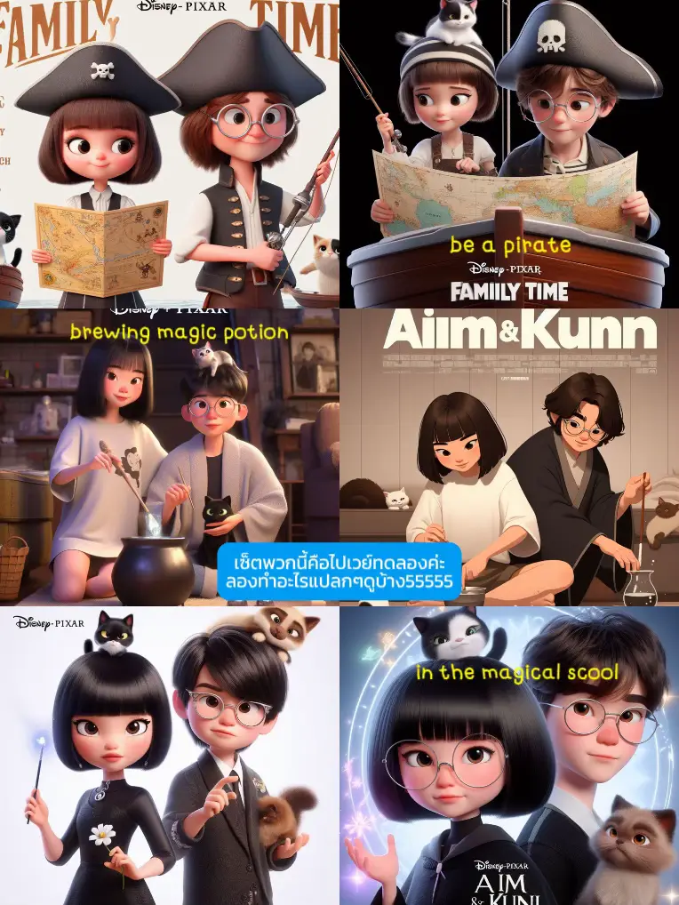 ลองทำ Poster รูปตัวเอง ฉบับ Disney-Pixar 🎬🪄🌟 | แกลเลอรีที่โพสต์โดย ...