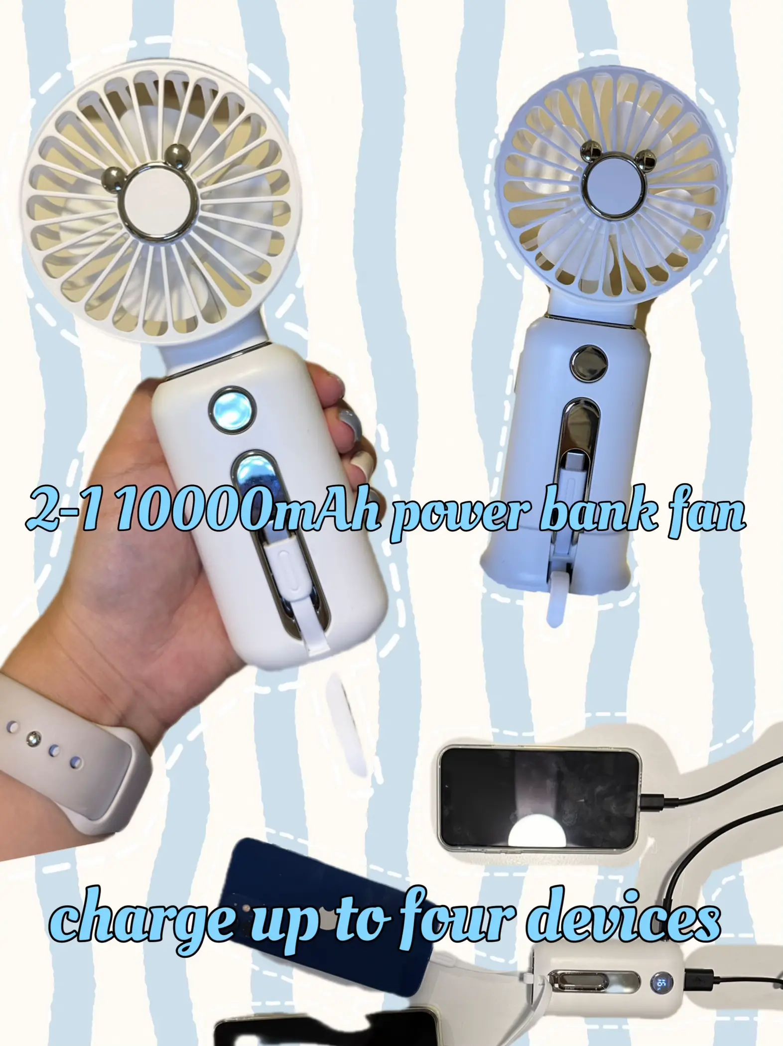 Don’t miss out this 2-in-1 Power bank Fan! 🔋🌀 | Gallery posted by NEWBYTE PTE.LTD | Lemon8