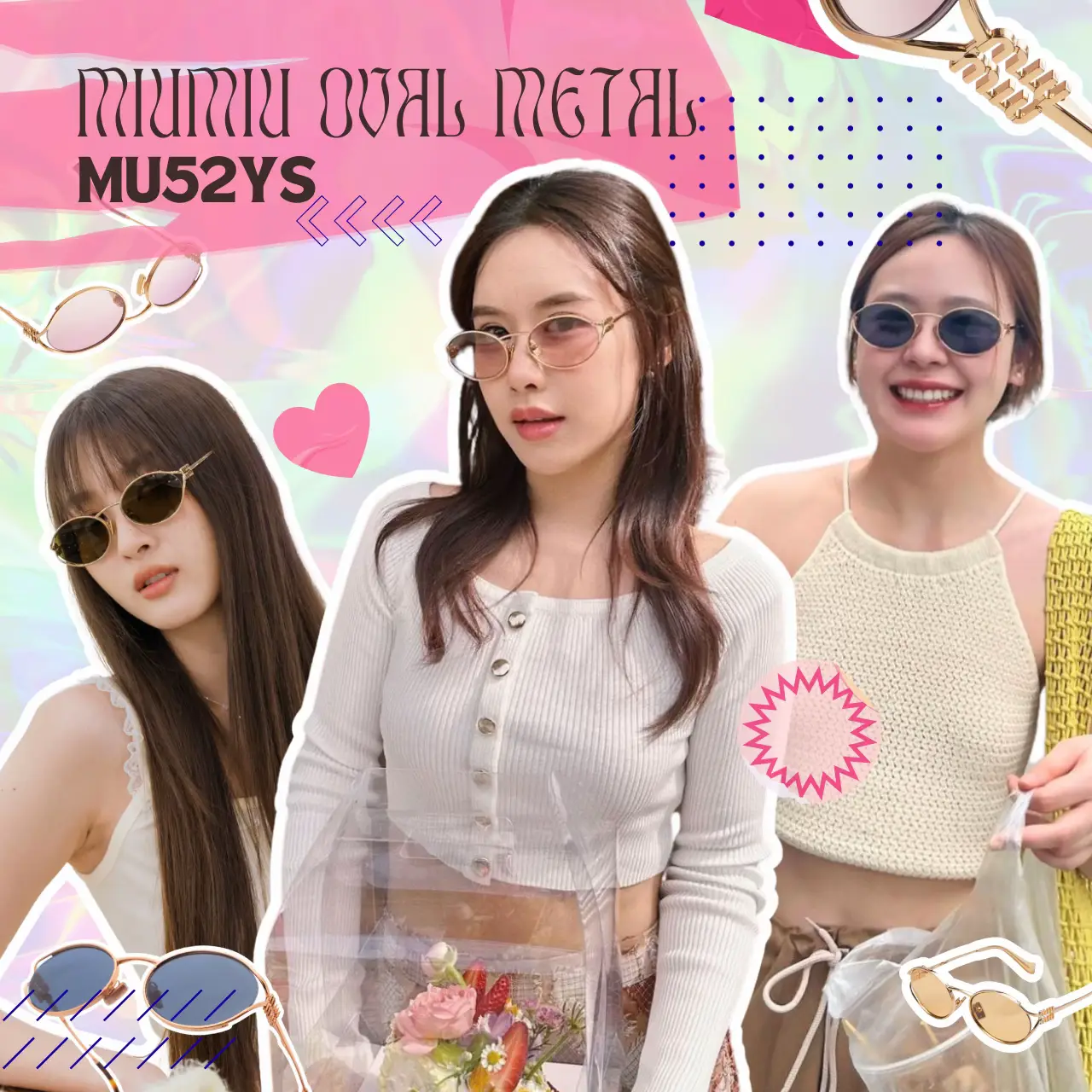 แว่นตา MIU MIU | แกลเลอรีที่โพสต์โดย fyn | Lemon8