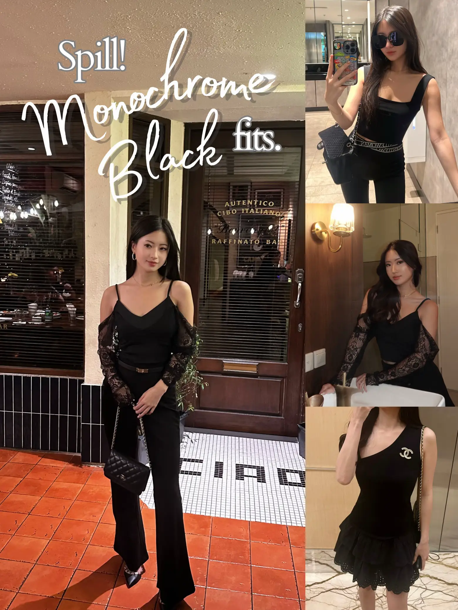 SPILL MONOCHROME FITS📸 | Galeri diposting oleh Valeriepola | Lemon8