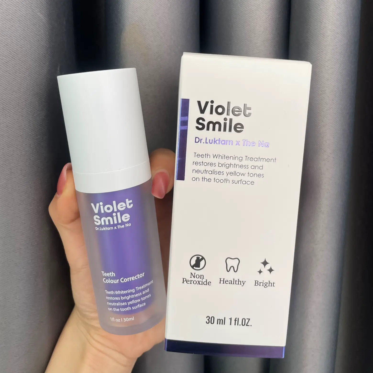 ไอเทมฟันขาว The Na Violet Smile | แกลเลอรีที่โพสต์โดย mayjynda | Lemon8