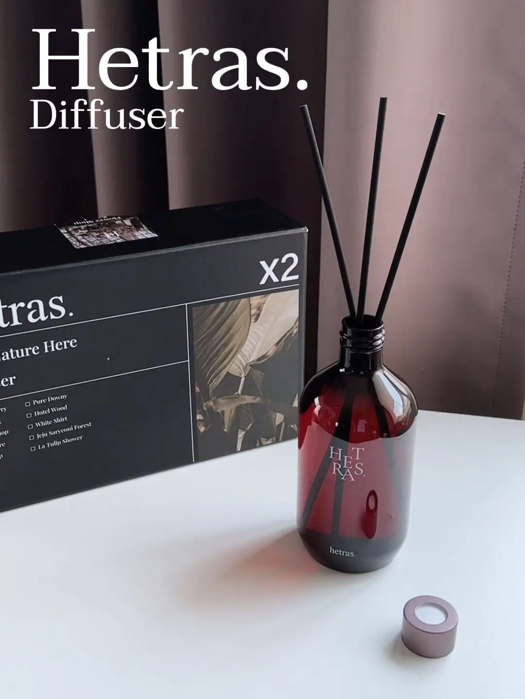 hetras diffuser ก้านไม้หอมปรับอากาศ | วิดีโอที่เผยแพร่โดย Aun Aun | Lemon8