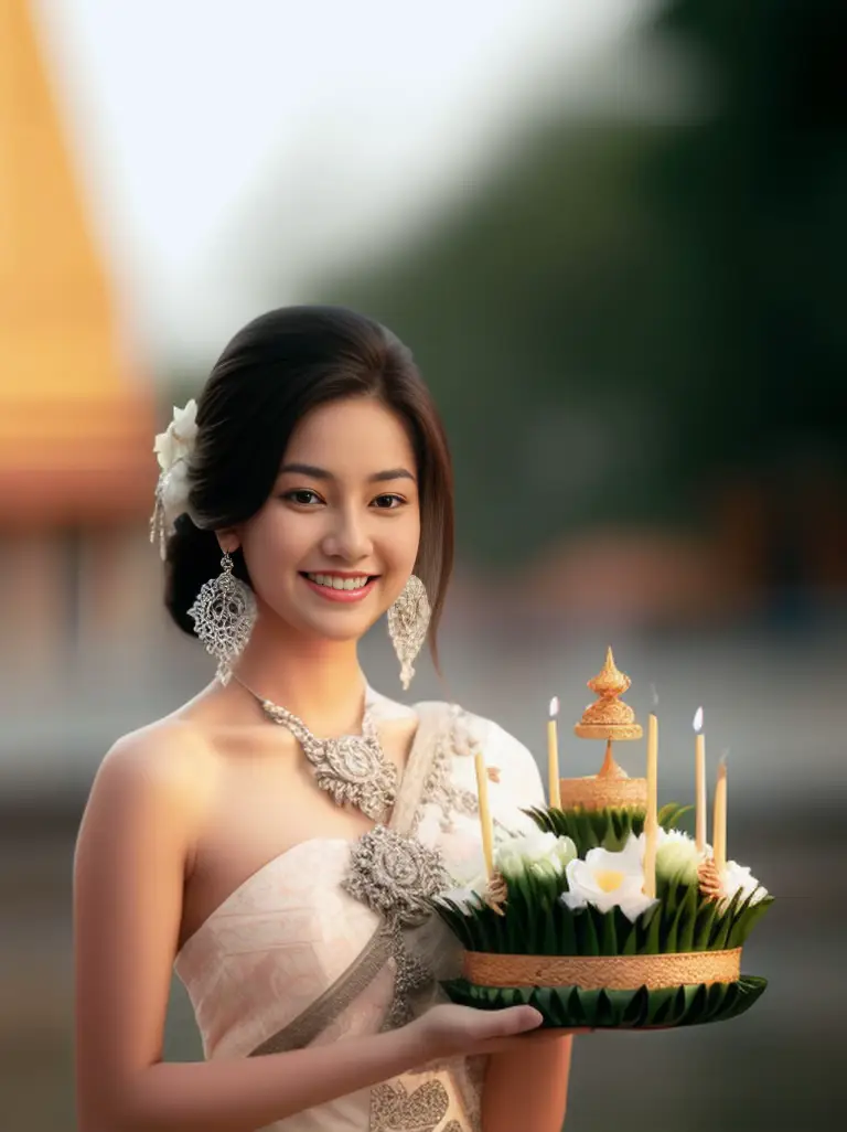 AIแต่งตัวชุดไทยไปลอยกระทง จากแอปpixme ฟรี | แกลเลอรีที่โพสต์โดย Peemai ...