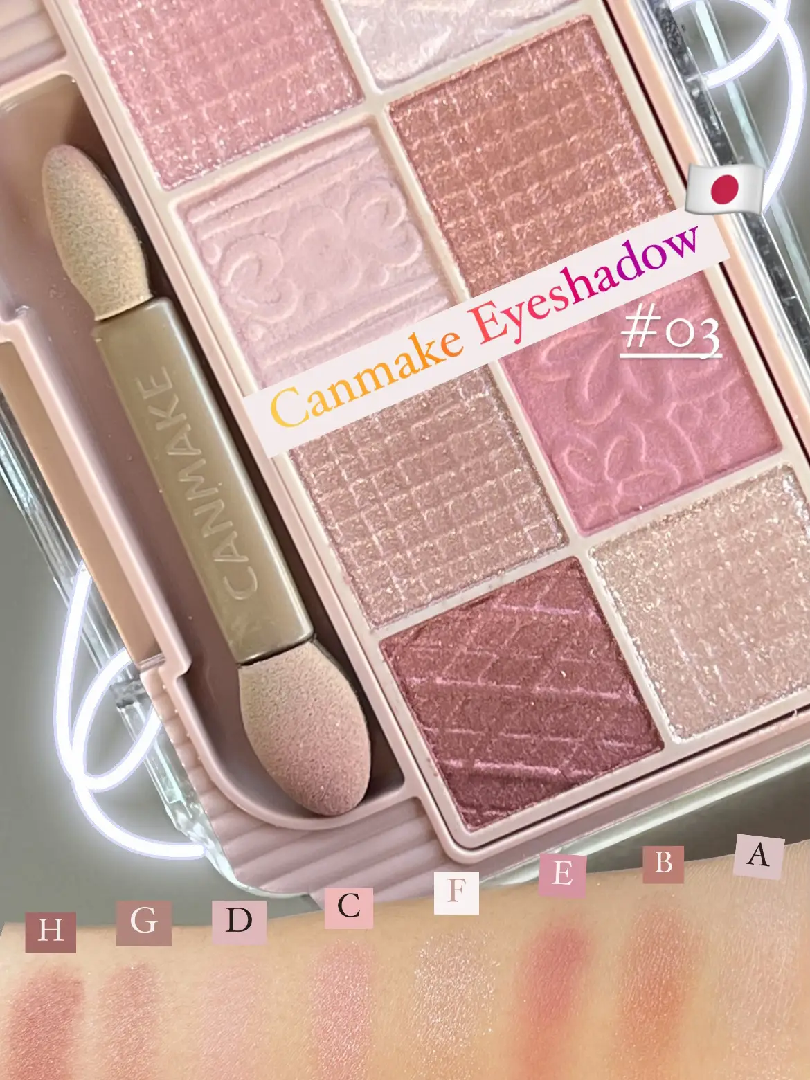 CANMAKE Petit Palette Eyes💖 👀 | แกลเลอรีที่โพสต์โดย Pf ꒰🌧️꒱ | Lemon8
