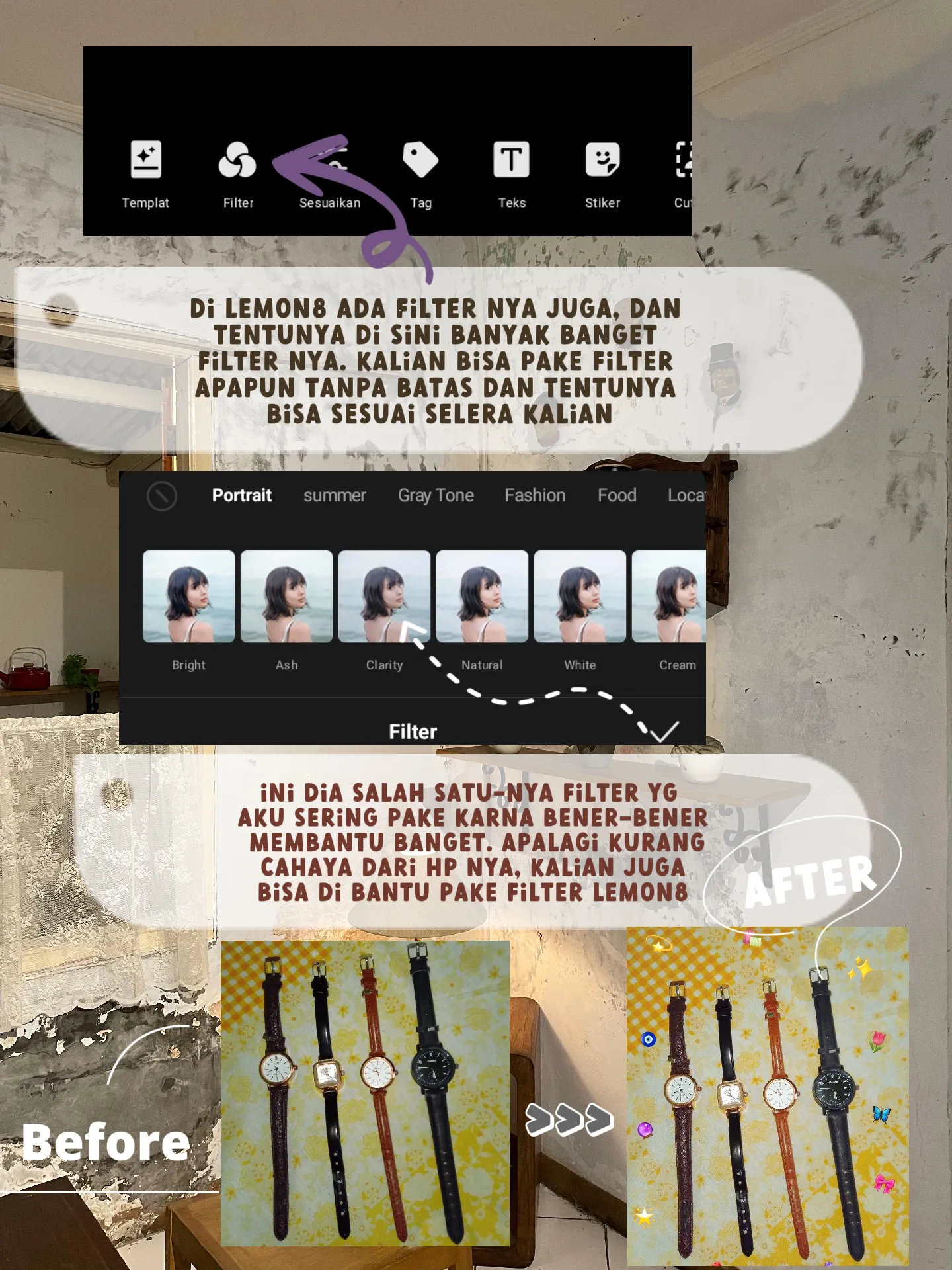 Tutorial Mengedit Konten Dengan Lemon8🍋 ️ | Galeri diposting oleh Rinrin Rindiyan | Lemon8
