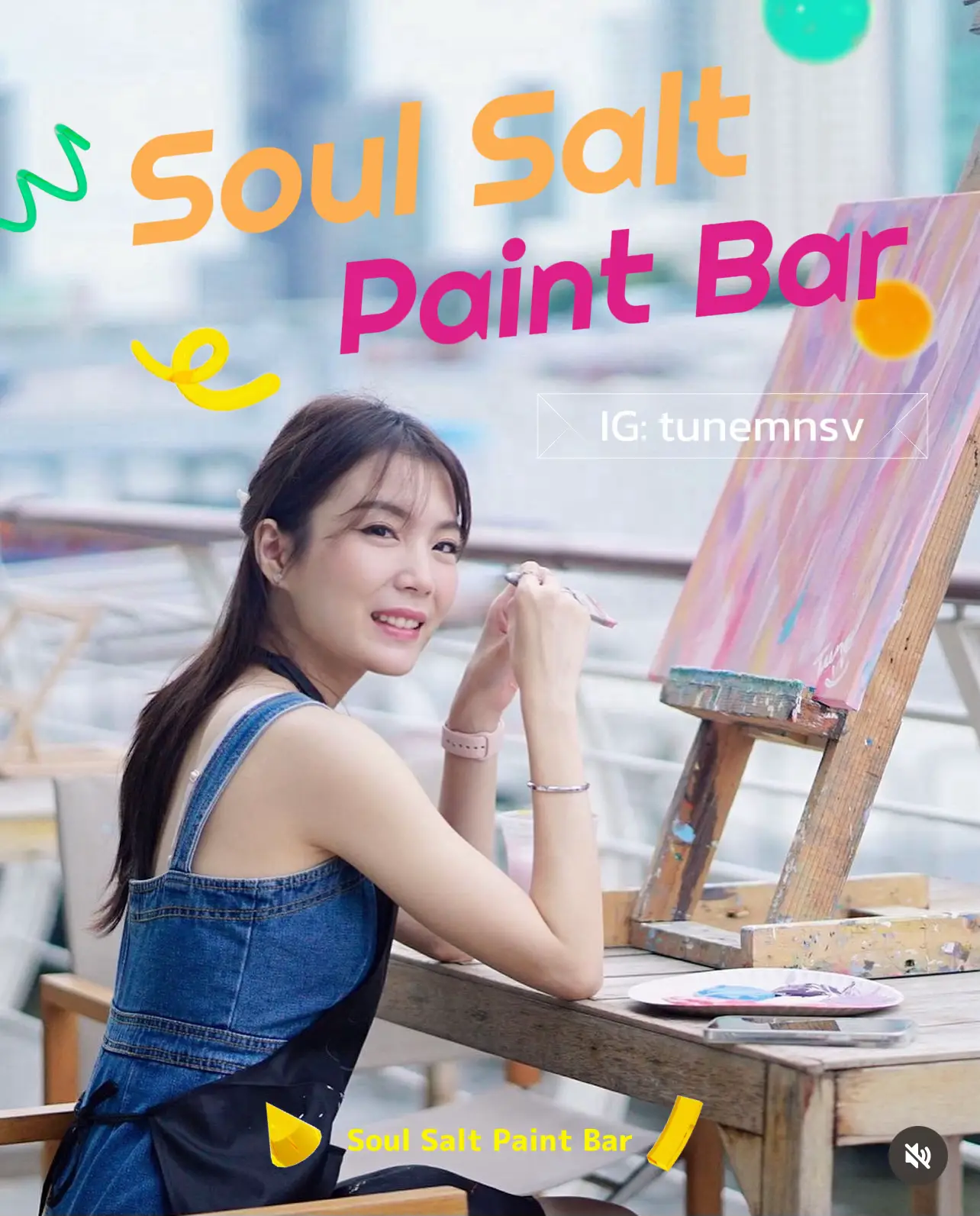 วาเลนไทน์ปีนี้พาแฟนไปเพ้นท์รูปกัน!! 🎨Soul Salt Paint Bar👩🏻‍🎨 | แกลเลอรีที่โพสต์โดย tunemnsv | Lemon8