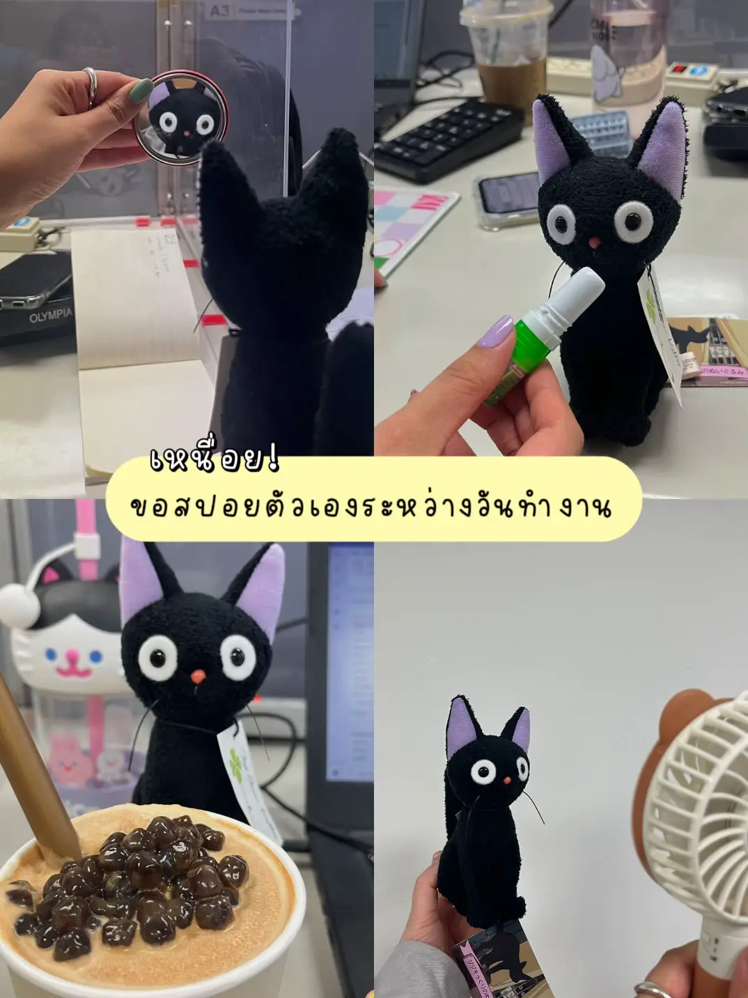 1 วันของพนักงานออฟฟิศฉบับแมวจิจิ 🤣☁️🐈‍⬛ | แกลเลอรีที่โพสต์โดย Mookm ...