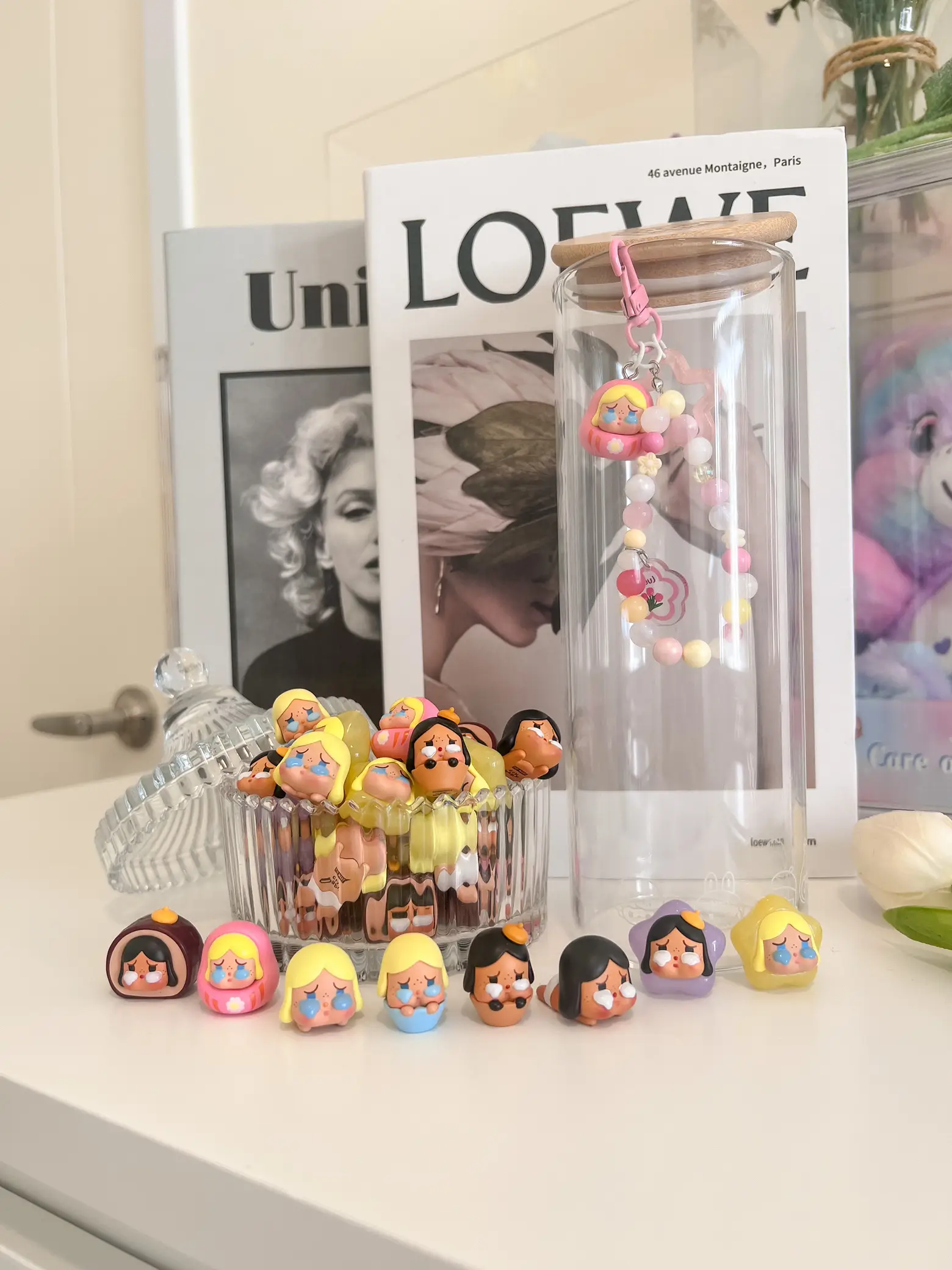 พวงกุญแจ DIY Cry baby (by pop bean) | แกลเลอรีที่โพสต์โดย Aomjai | Lemon8