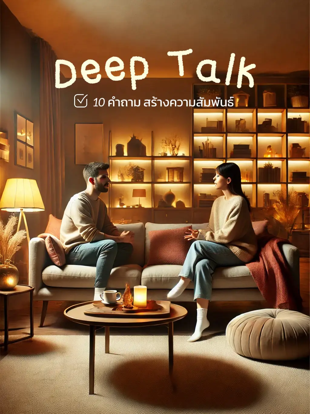 10 คำถาม Deep Talk เพื่อสร้างความสัมพันธ์ที่ลึกซึ้งยิ่งขึ้น | แกลเลอรีที่โพสต์โดย man.noppa | Lemon8