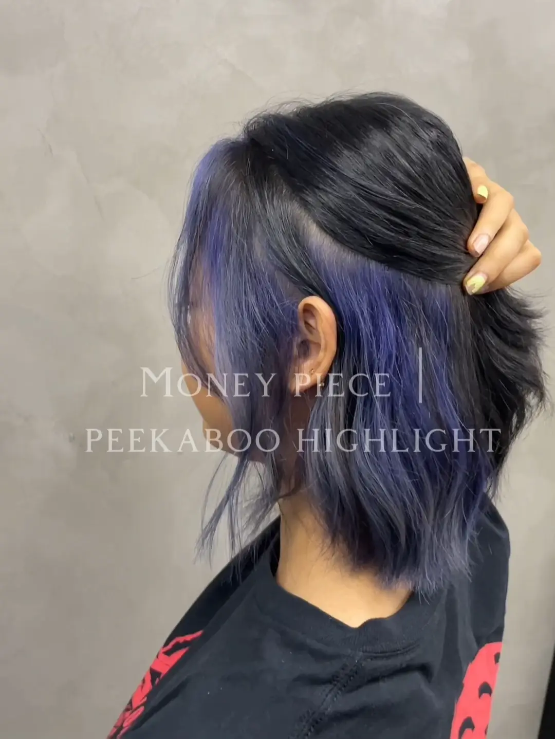 Money piece｜Peekaboo Highlight | Video diterbitkan oleh Changehairsalon ...