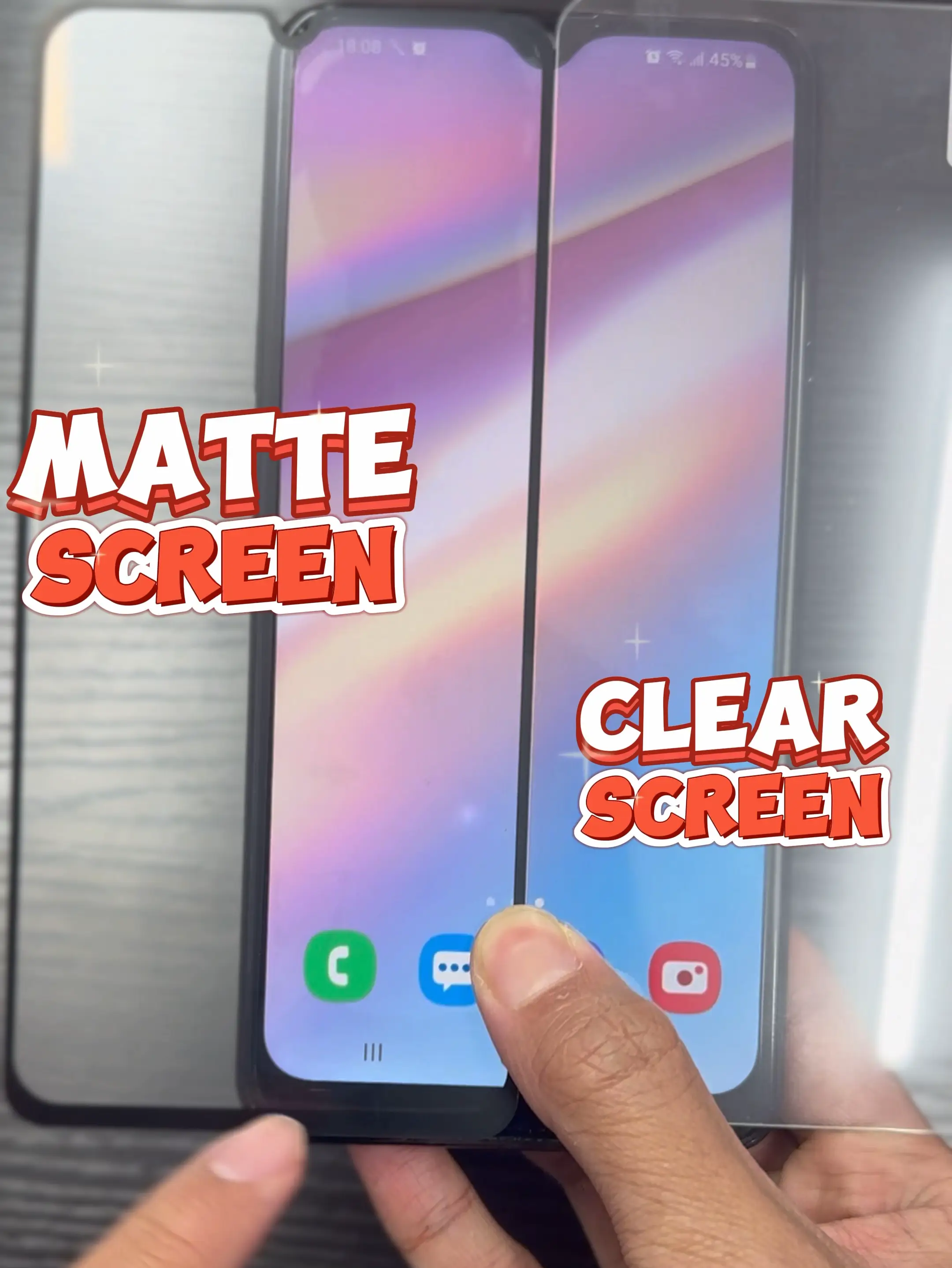 Apa bezanya Matte dengan Clear screen protector? | Video diterbitkan ...