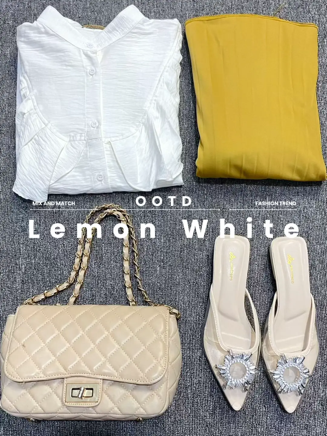 Mix & Match Lemon White | Video dipublikasikan oleh ourhijabe | Lemon8