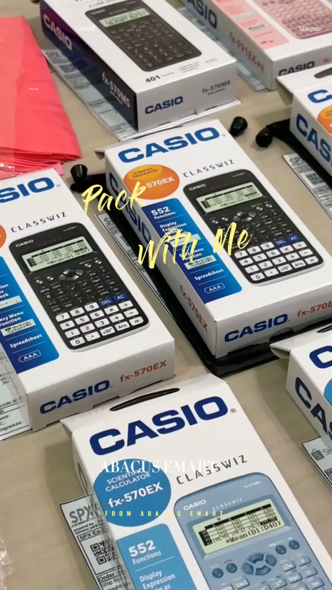 Let’s pack with me! 100% Casio FX 570 EX | Video diterbitkan oleh Abacus_Team | Lemon8